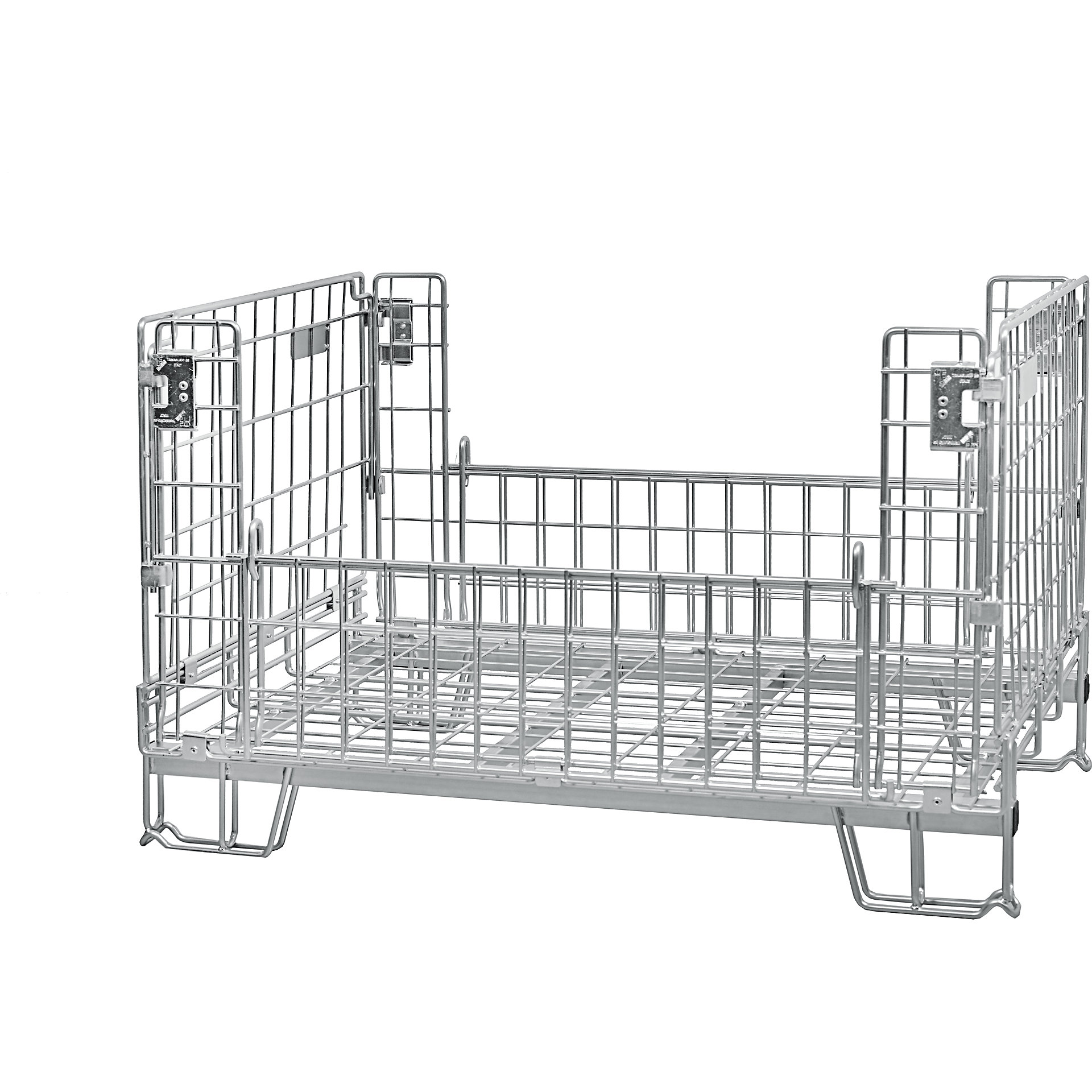 Collapsible mesh pallet: LxW 1200 x 800 mm, effective height 600 mm ...