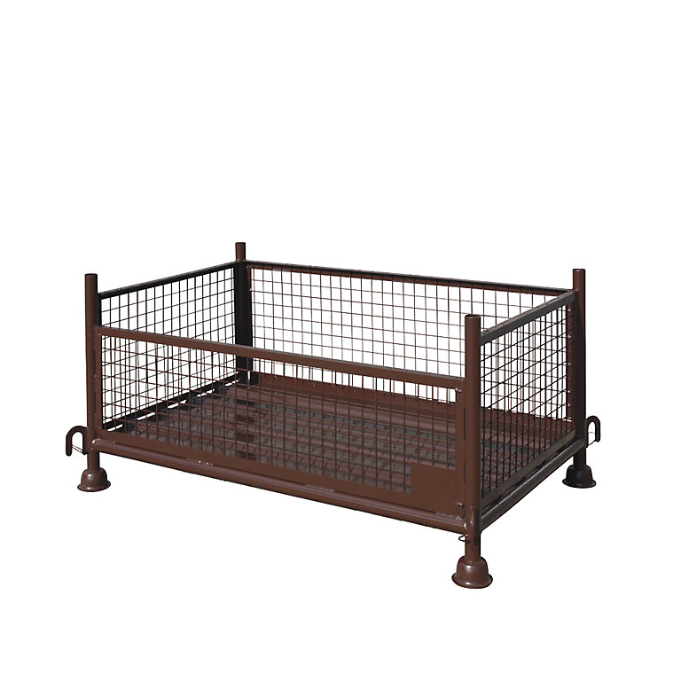 Mesh pallet stacking frame – Eichinger: LxWxH 1500 x 870 x 750 mm ...