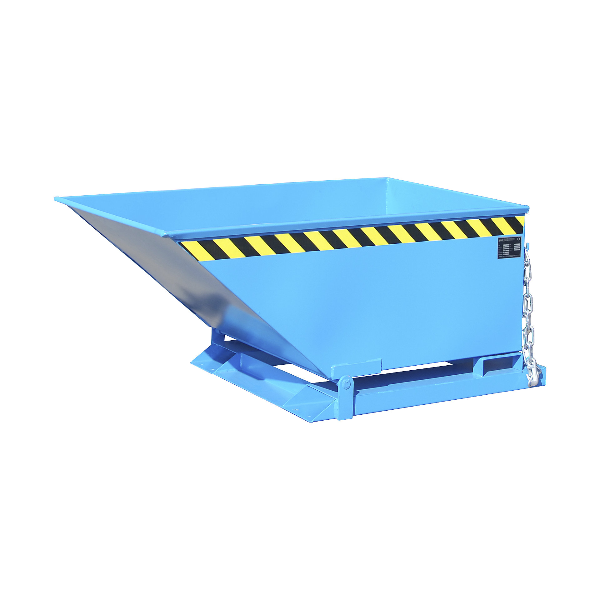EUROKRAFTpro – Tilting skip for metal swarf, low profile design ...