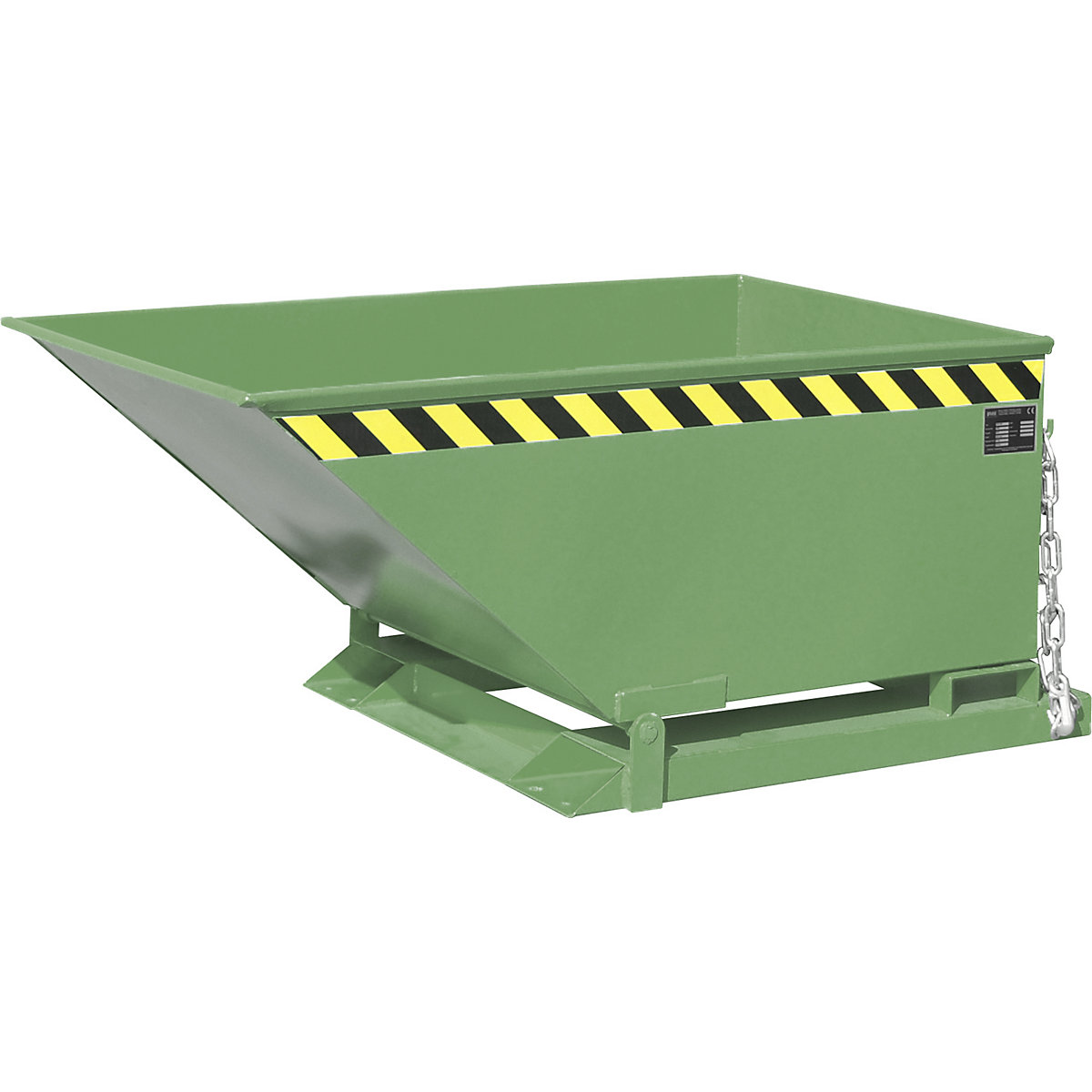 eurokraft pro – Tilting skip for metal swarf, low profile design ...