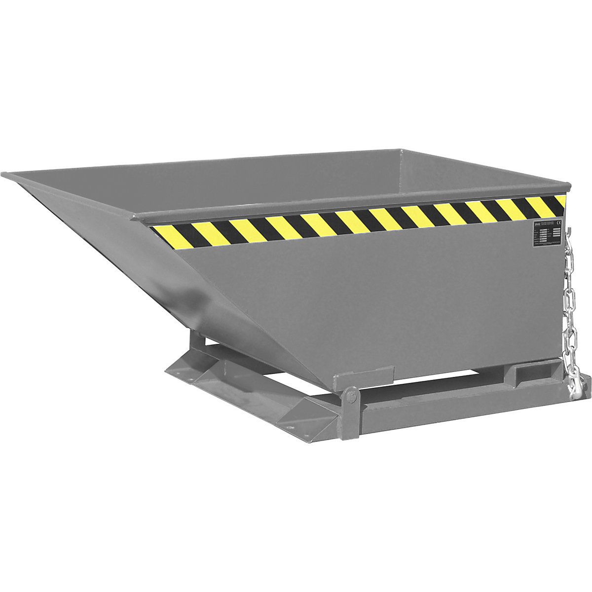 EUROKRAFTpro – Tilting skip for metal swarf, low profile design ...