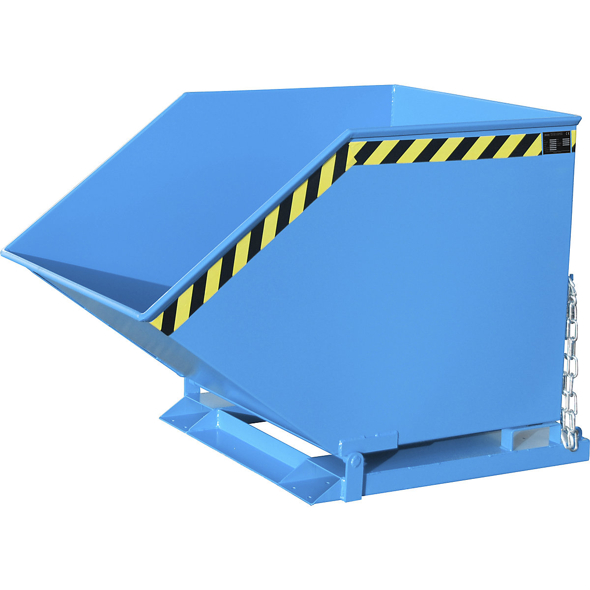 EUROKRAFTpro – Tilting skip for metal swarf: capacity 800 litres ...