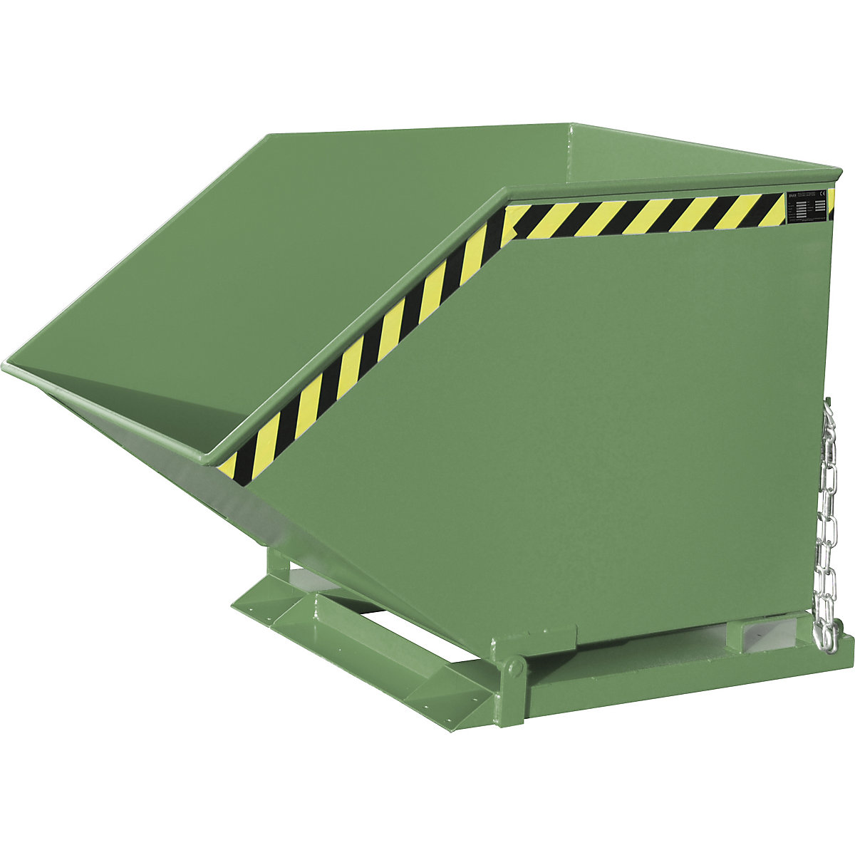 EUROKRAFTpro – Tilting skip for metal swarf: capacity 800 litres ...