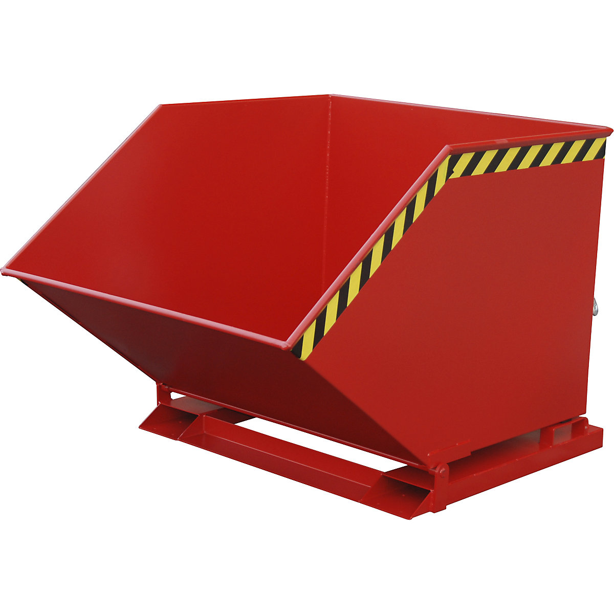 Tilting skip for metal swarf – eurokraft pro: capacity 1000 litres ...