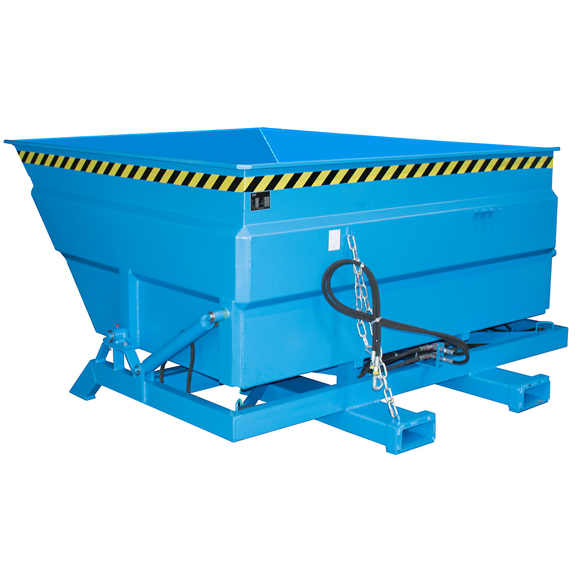 EUROKRAFTpro – XXL tilting skip with positioning aid: capacity 2 m³ ...