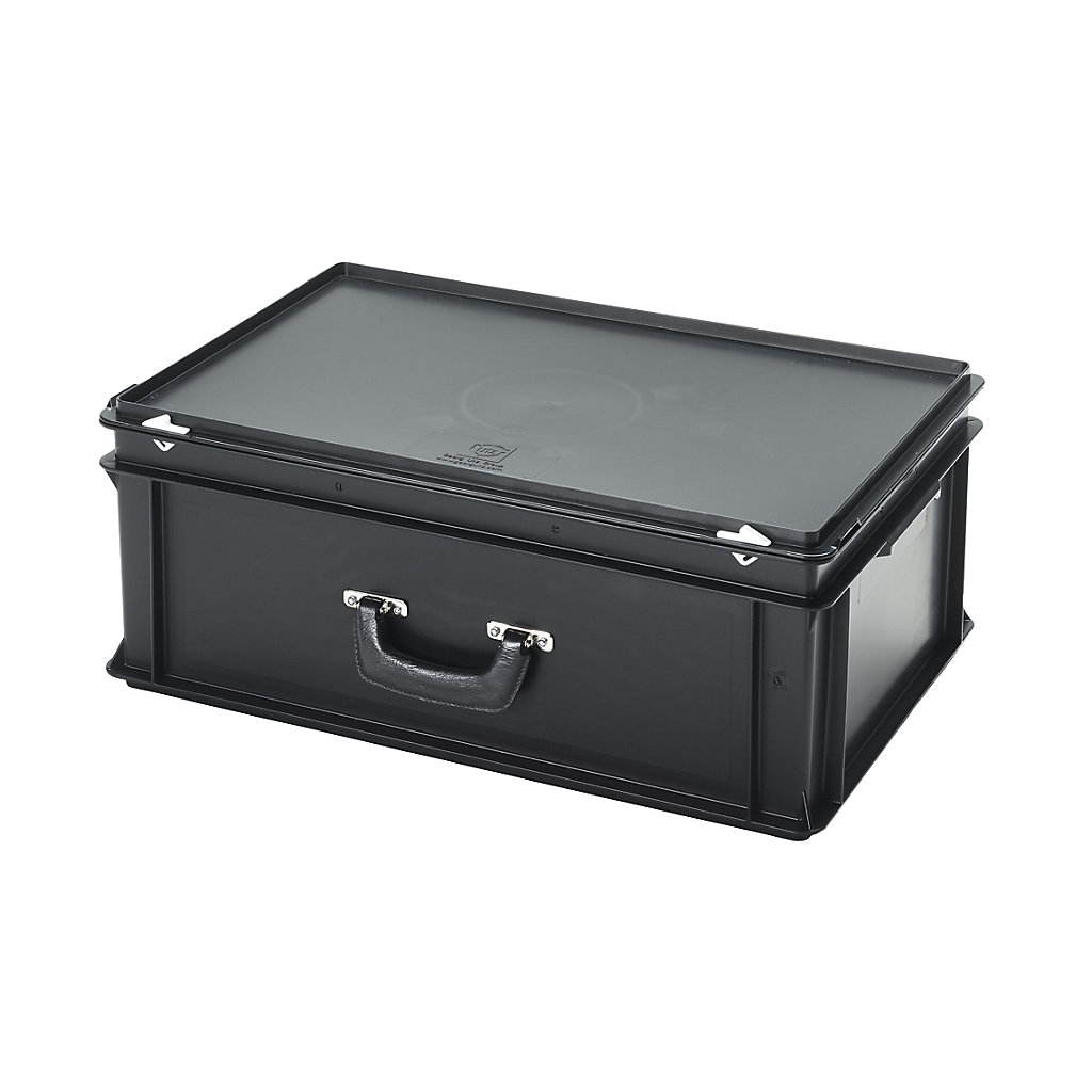 ESD plastic case: capacity 40 l, external dimensions LxWxH 600 x 400 x ...