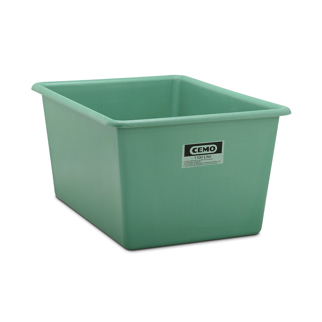 Large GRP container – CEMO: capacity 1100 l, LxWxH 1620 x 1190 x 800 mm ...