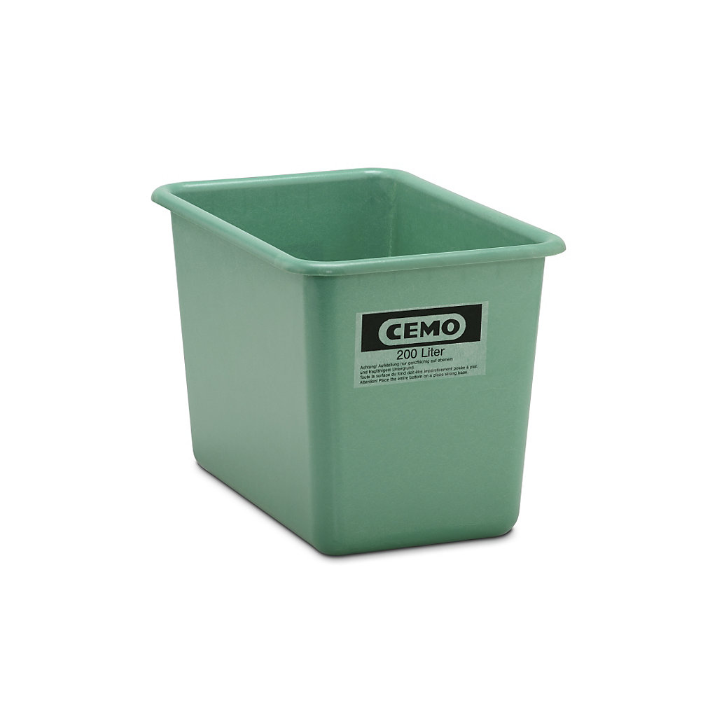 Large GRP container – CEMO: capacity 200 l, LxWxH 873 x 572 x 585 mm ...