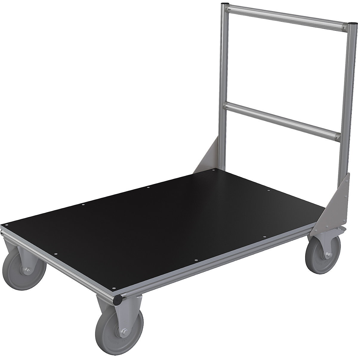 Platformwagen van aluminiumprofiel: l x b x h = 1240 x 800 x 1100 mm ...