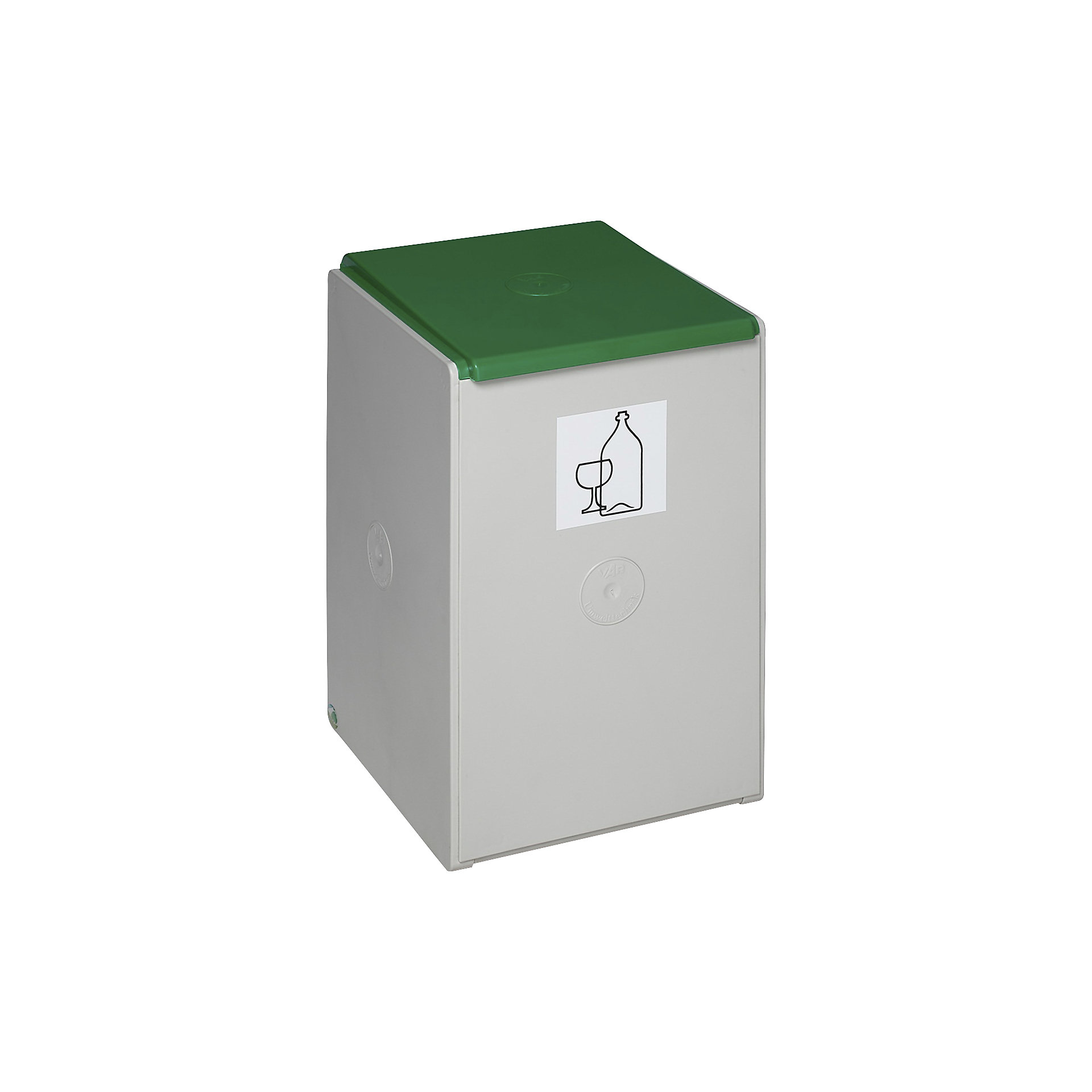 Plastová nádoba na tříděný odpad – VAR: samostatná nádoba o objemu 60 l | kaiserkraft