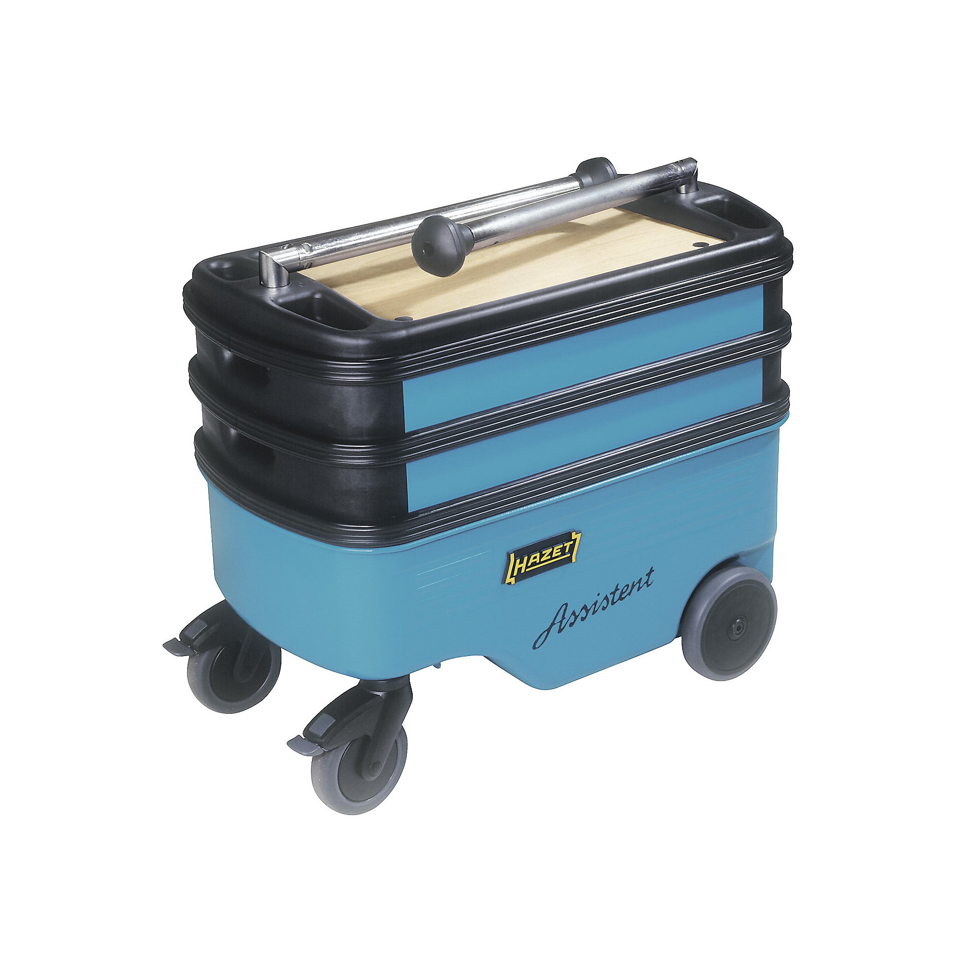 Carro para herramientas ASSISTENT 166 – HAZET: modelo 166C, longitud x anchura x altura 725 x ...