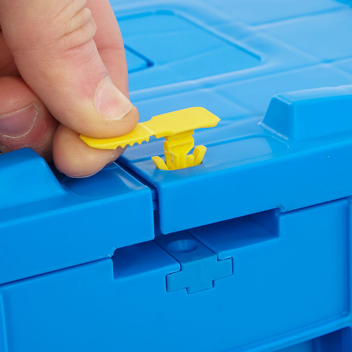 Tote Box Tamper Proof Security Seals Pack Of 50 Yellow | BiGDUG