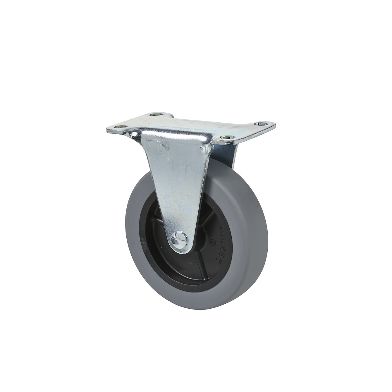 Fixed castor for aluminium platform truck: Ø 100 x 25 mm | kaiserkraft