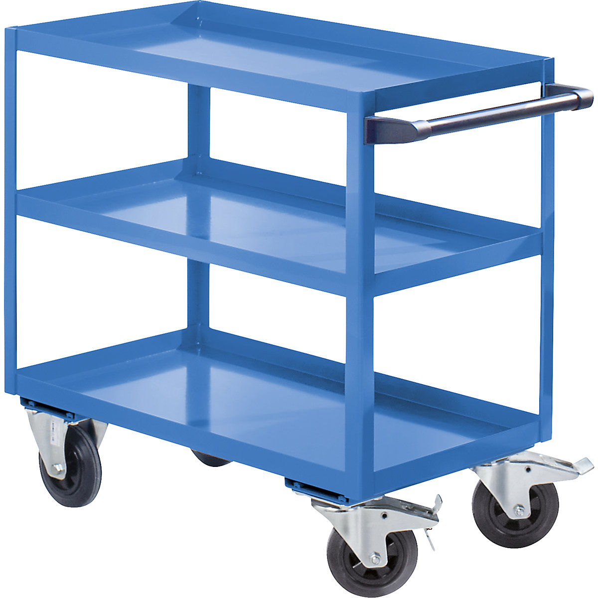 EUROKRAFTpro – General purpose trolley: 3 shelves, max. load 350 kg ...