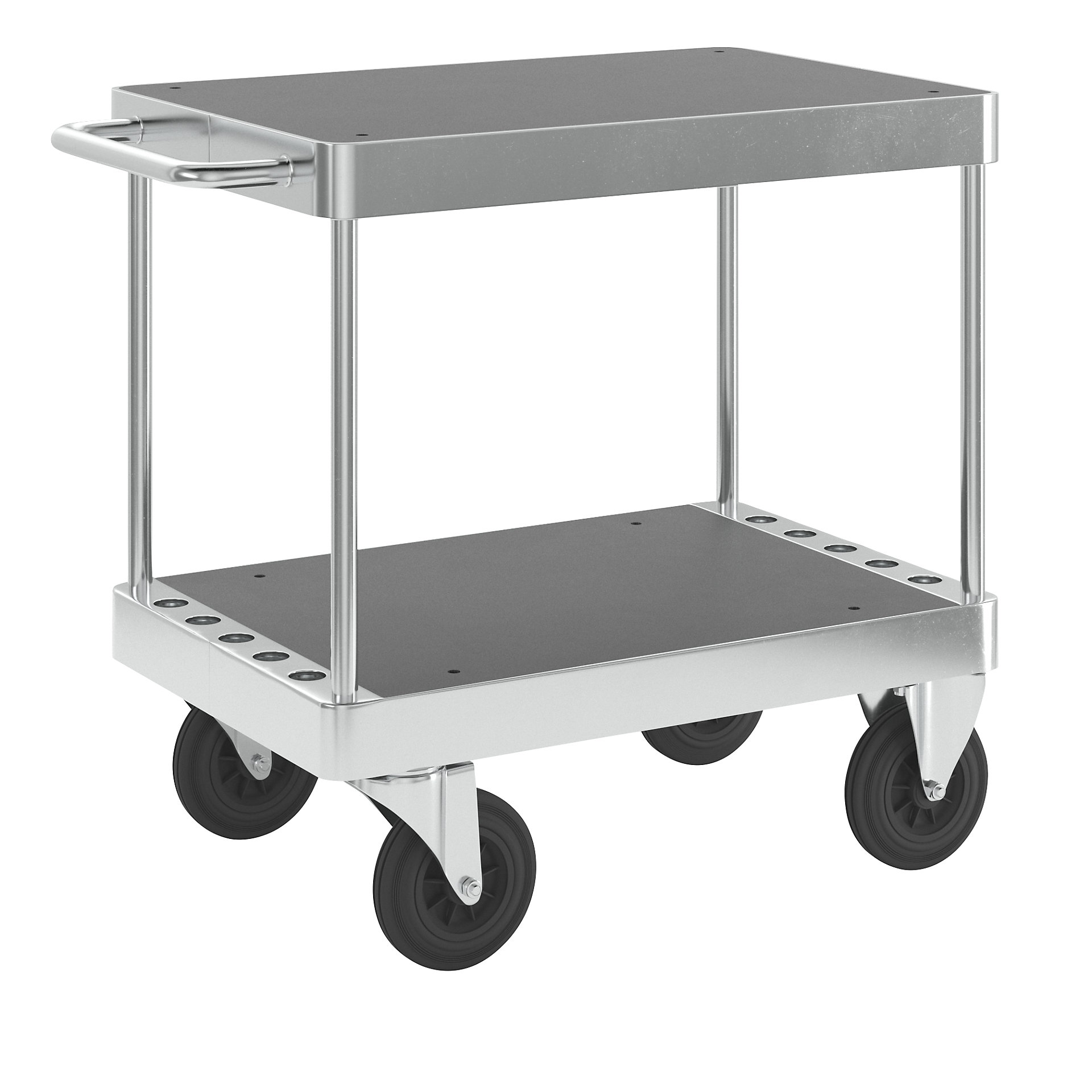 JUMBO zinc plated workshop trolley – Kongamek: LxWxH 1035 x 600 x 920 ...