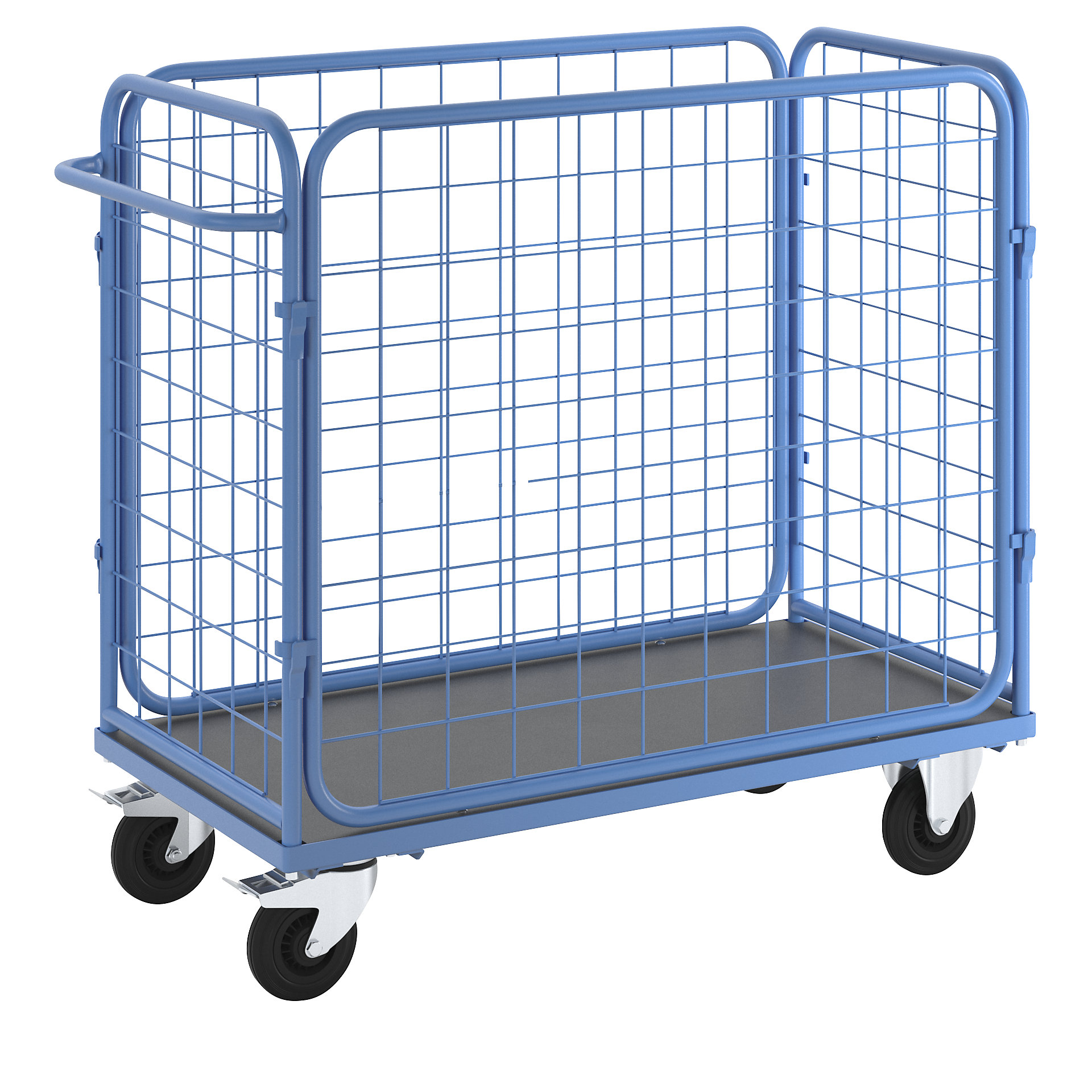 Parcel trolley – eurokraft pro: HxWxD 1200 x 1330 x 650 mm | kaiserkraft