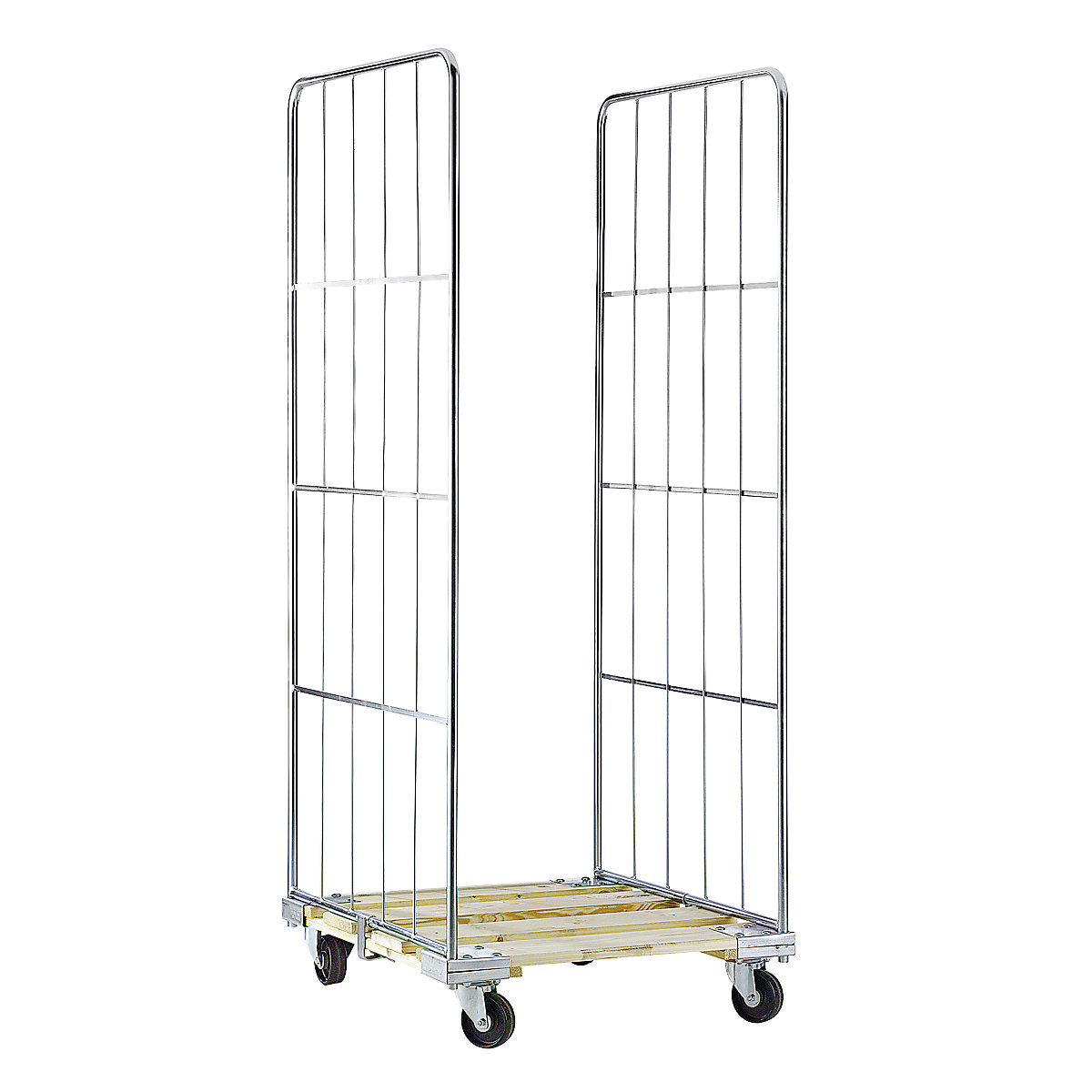 XXL roll container: with wooden transport dolly | KAISER+KRAFT