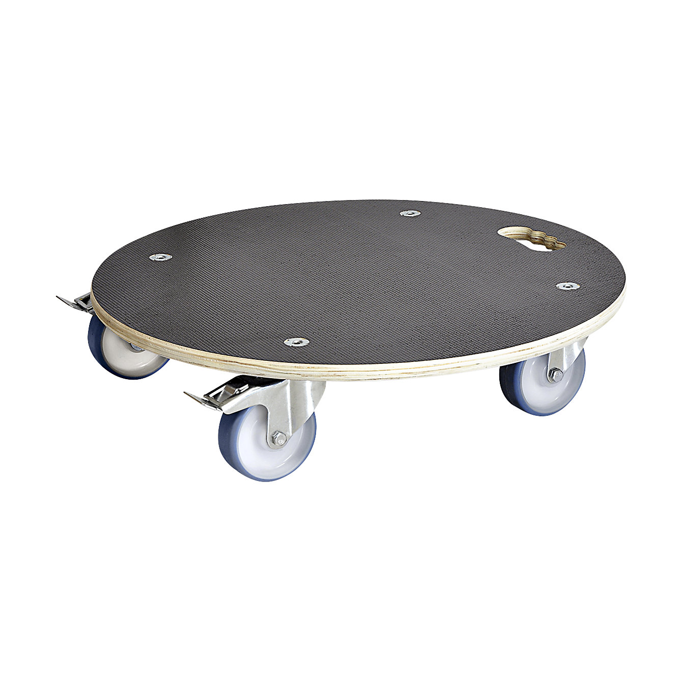Wagner – MaxiGRIP transport dolly, round: GH 1168, phenolic plywood ...