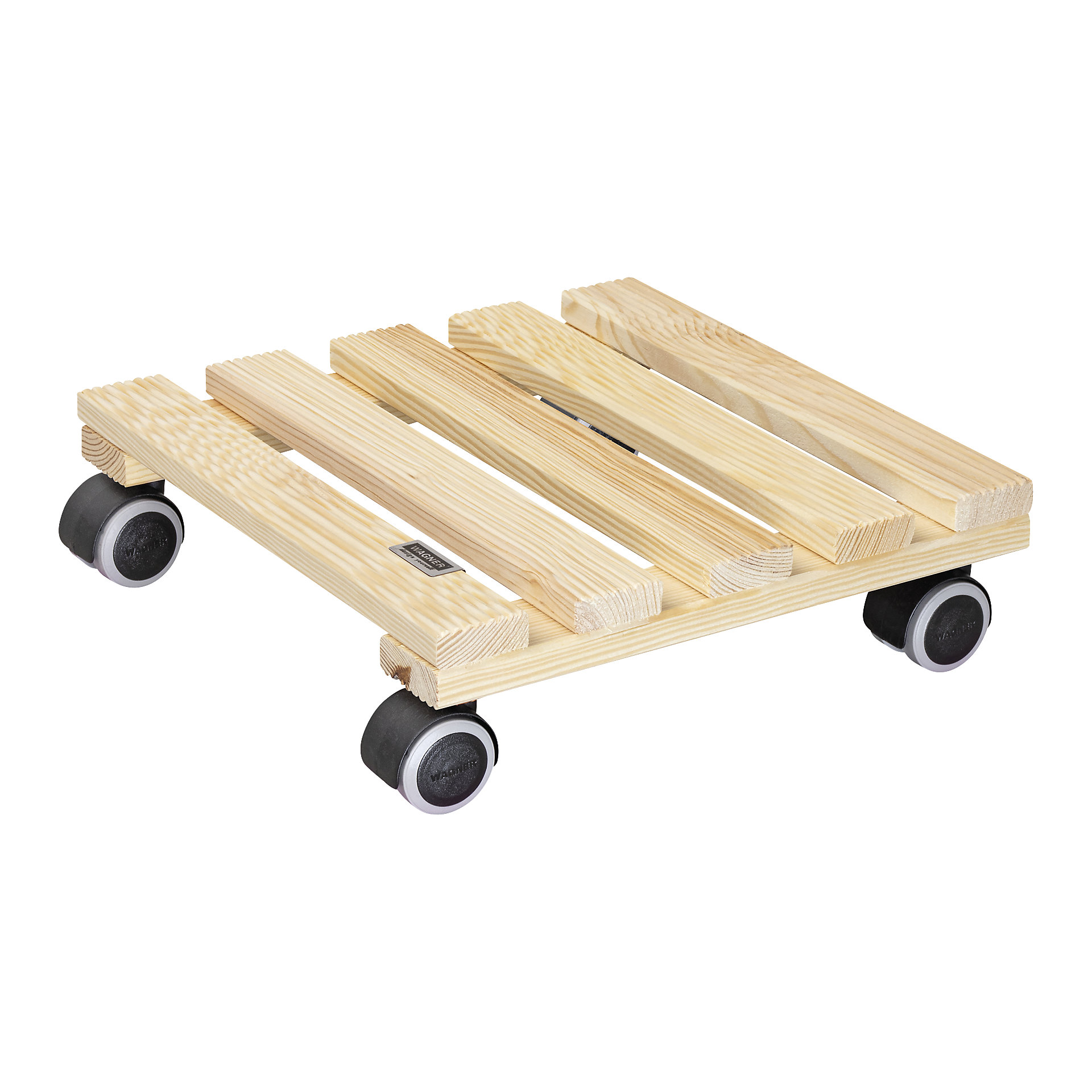 NATURE wooden plant dolly – Wagner: max. load 100 kg, pack of 2 ...