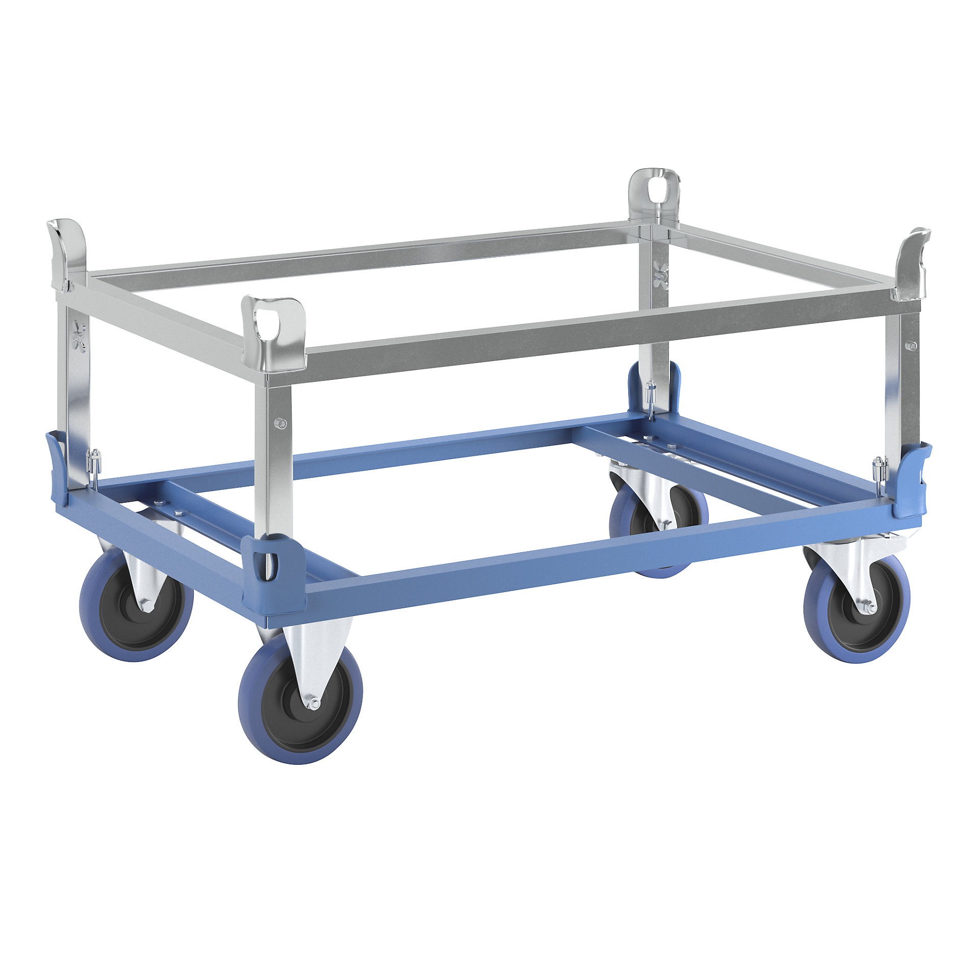 Pallet dolly with collar – eurokraft pro: max. load 1000 kg | kaiserkraft