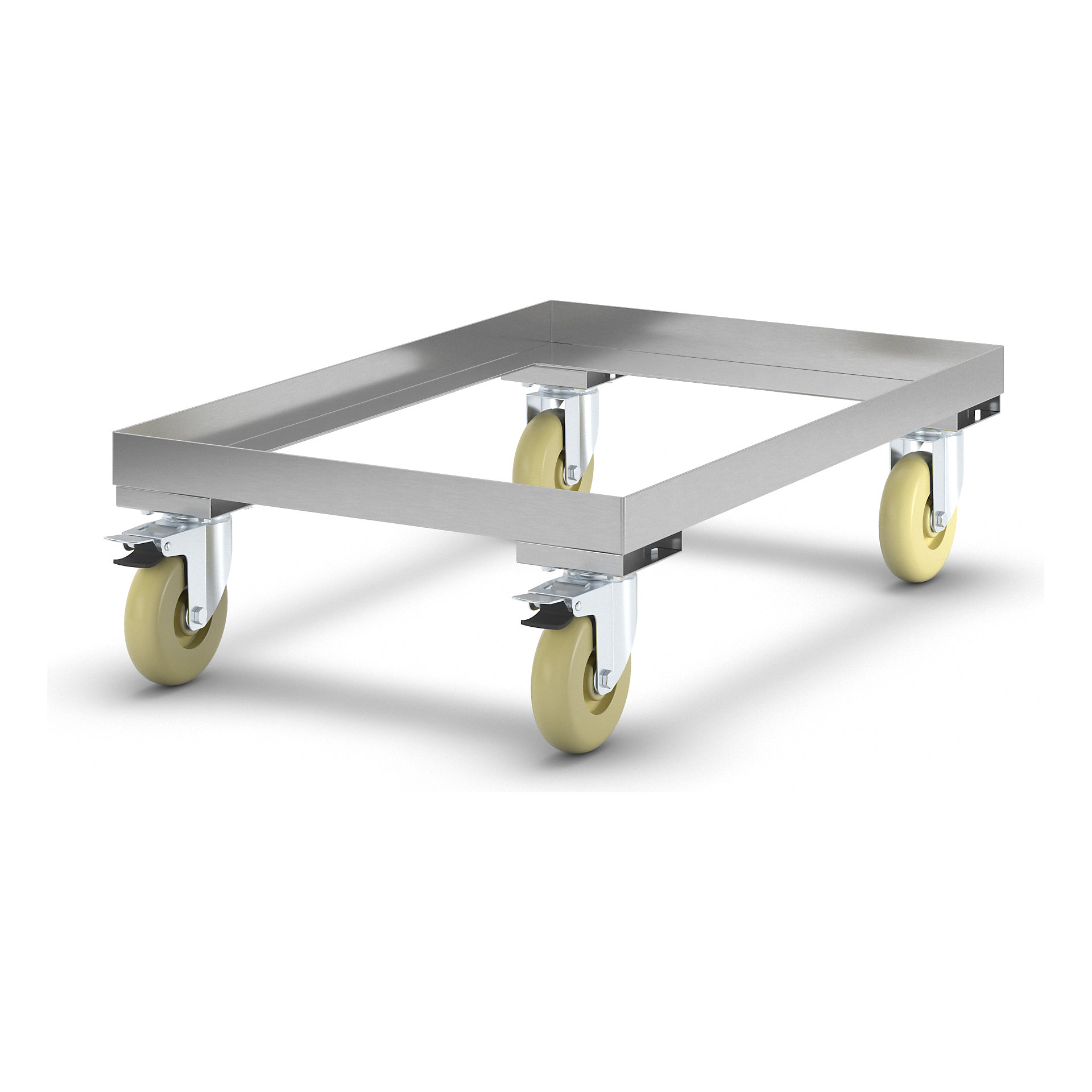 Stainless steel dolly: max. load 250 kg | kaiserkraft