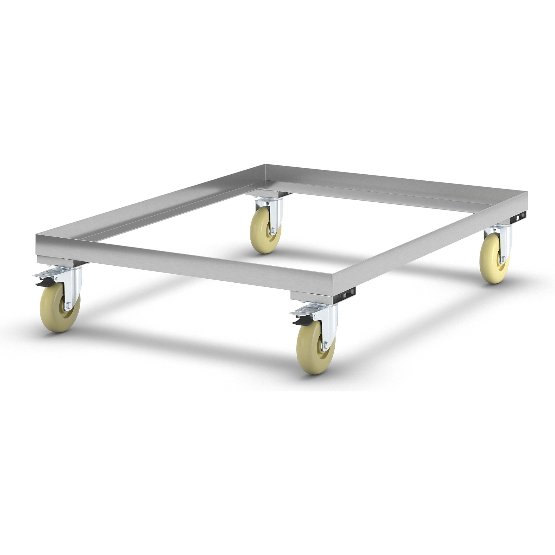 Stainless steel dolly: max. load 150 kg | kaiserkraft