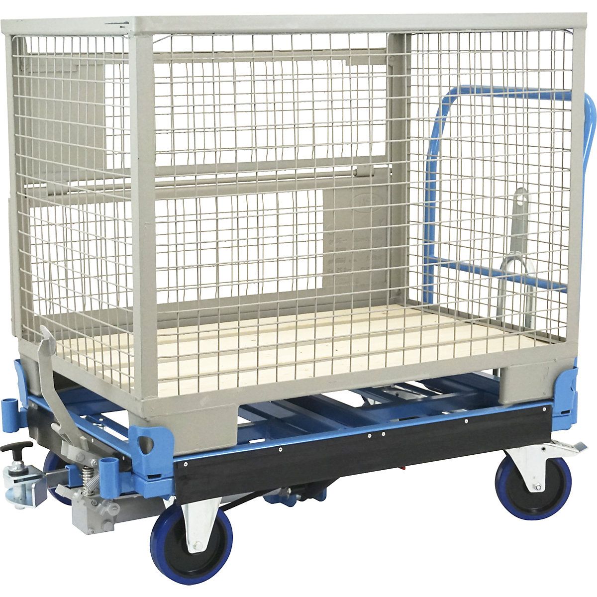 Tilting dolly, max. load 1000 kg – eurokraft pro: for Euro pallets ...