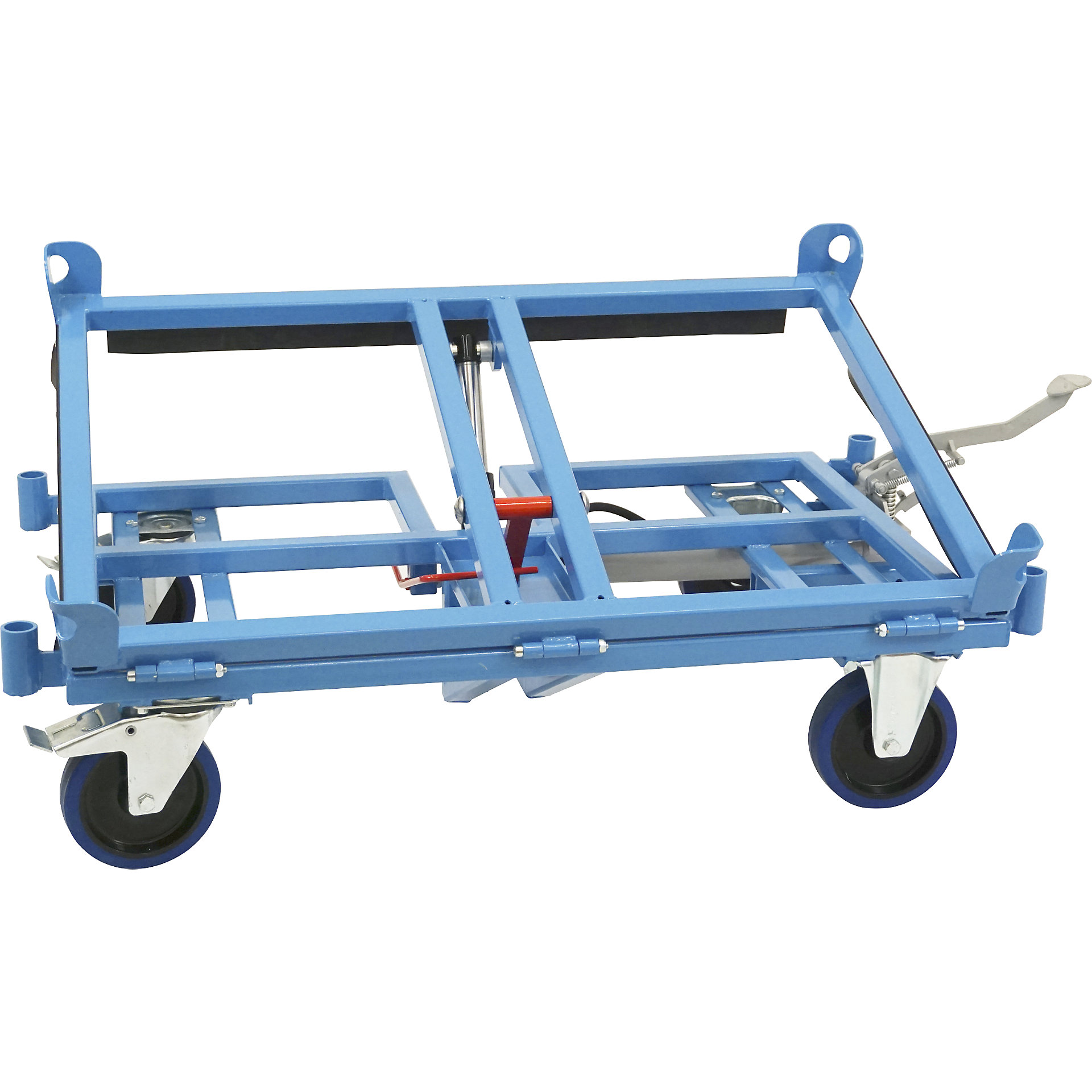 Tilting dolly, max. load 1000 kg – eurokraft pro: for Euro pallets ...