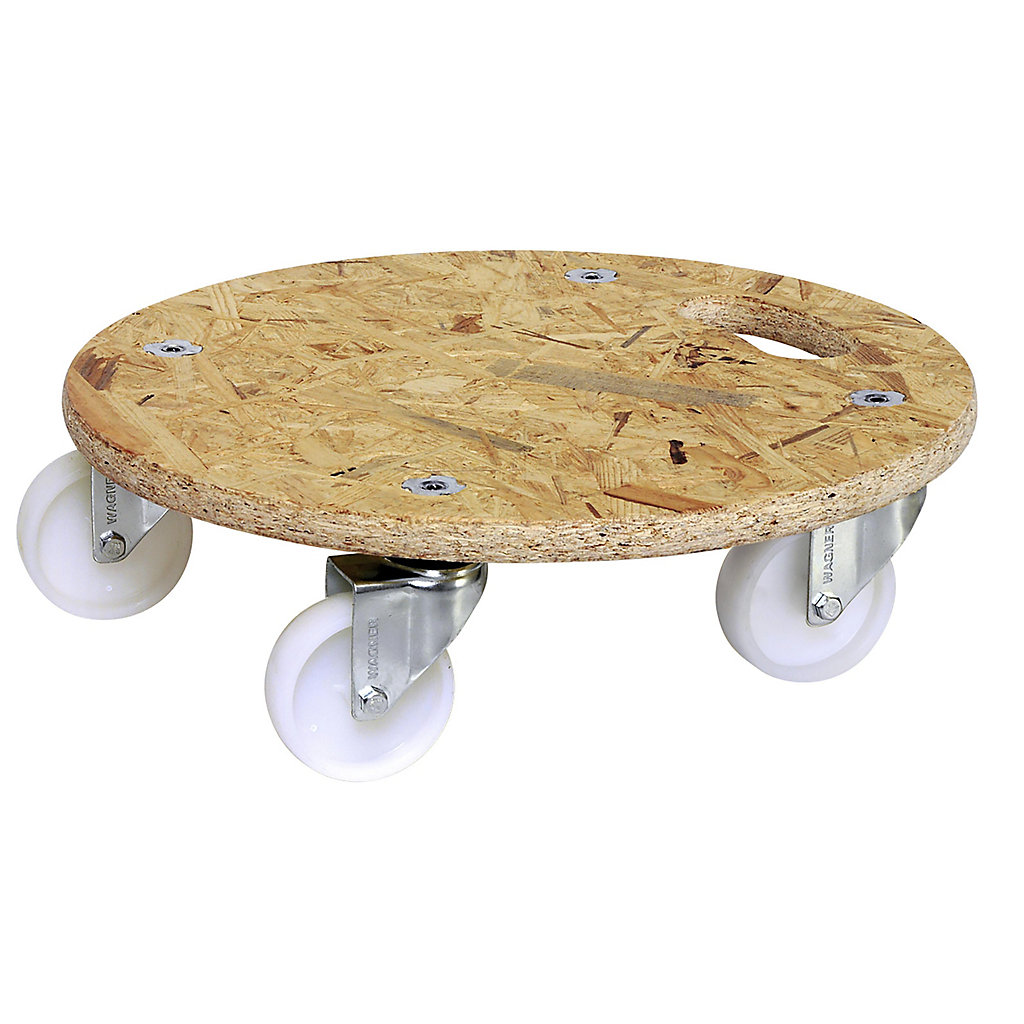 Transport dolly made of OSB panels, pack of 2 – Wagner: round | kaiserkraft