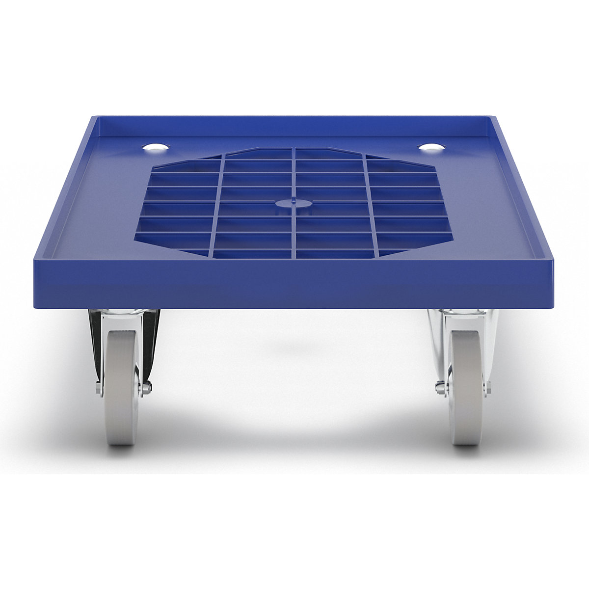 Transport dolly: mesh platform, solid rubber wheels | kaiserkraft