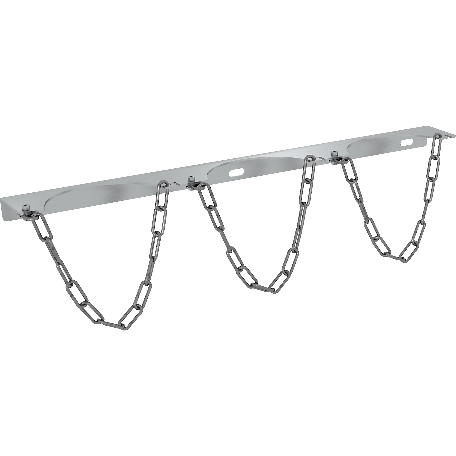 Gas cylinder wall mounting bracket – eurokraft basic: for 3 bottles ...