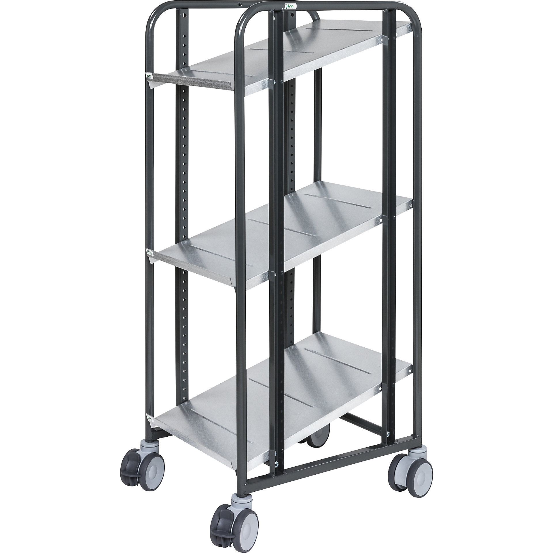 E-commerce order picking trolley – Kongamek: 3 shelves | kaiserkraft
