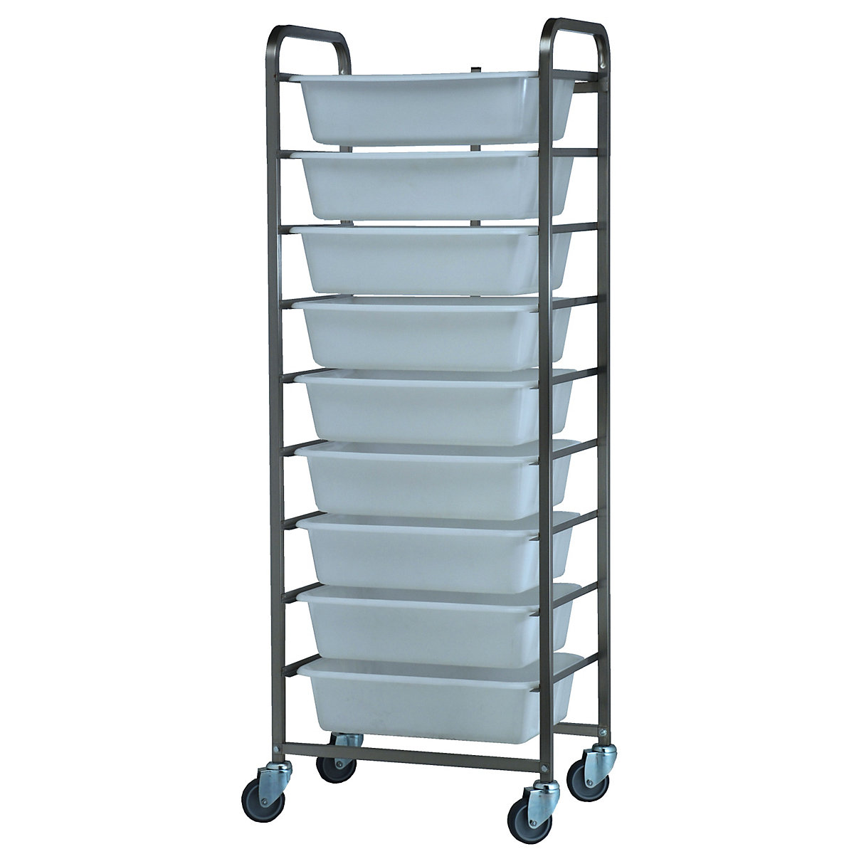 Stainless steel food trolley: 9 x 25 l containers | KAISER+KRAFT