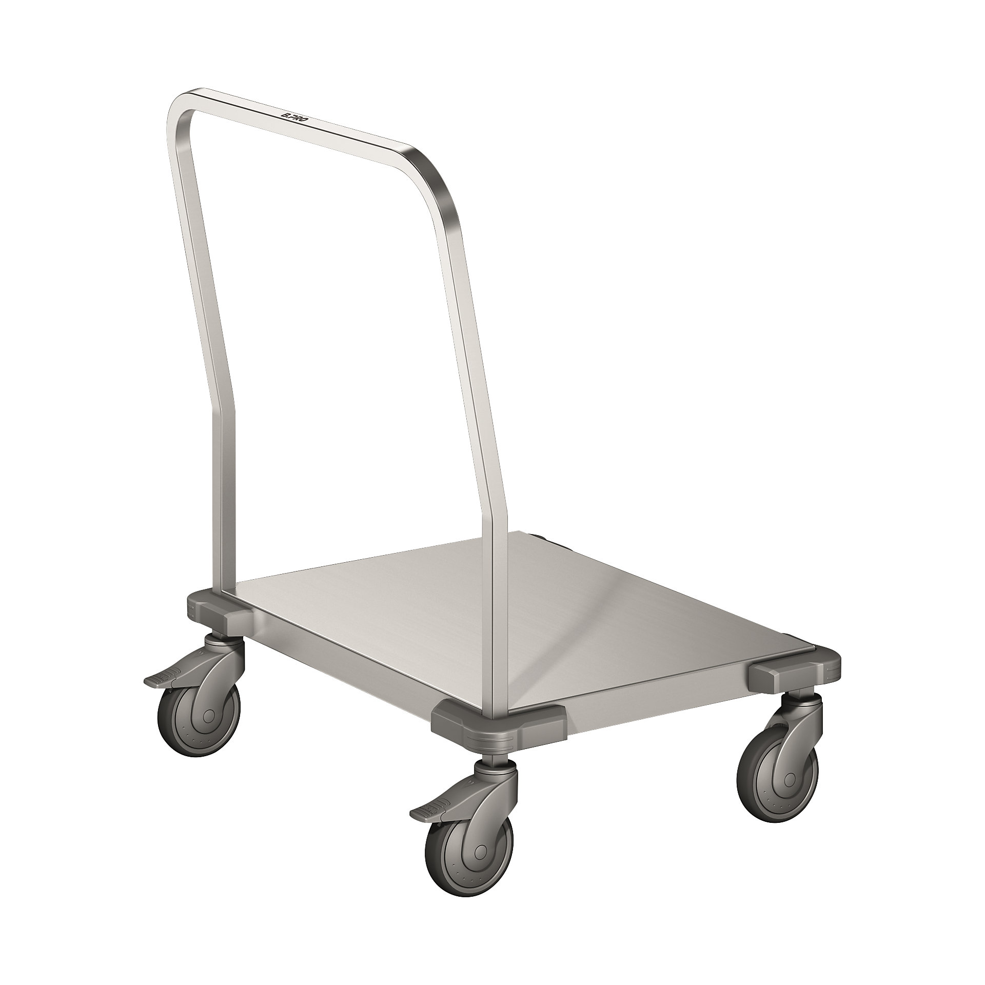 BLANCO stainless steel platform truck – B.PRO: max. load 100 kg ...