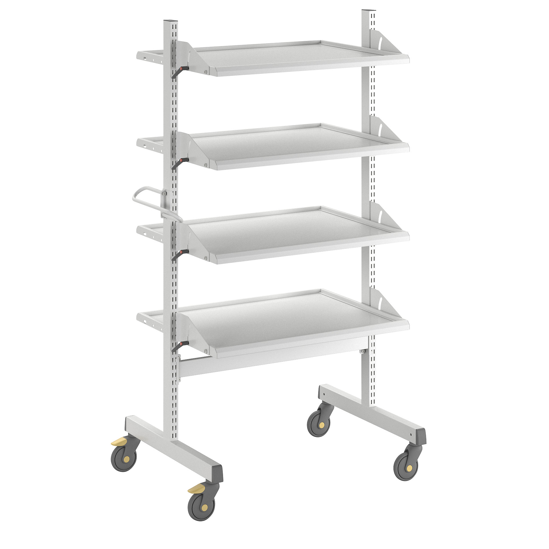 ESD equipment trolley – Treston: 4 shelves | kaiserkraft