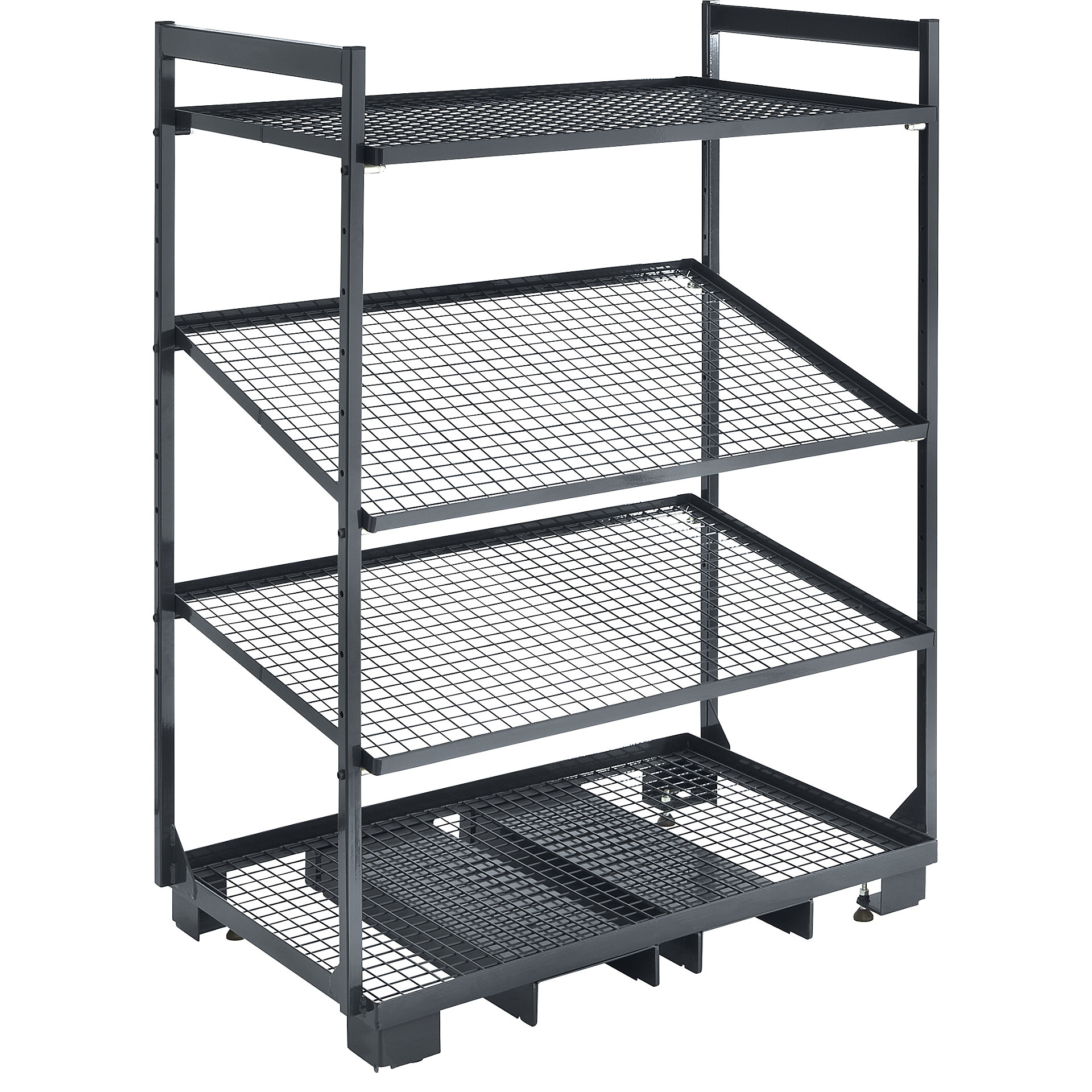 Mobile Kanban shelf unit – eurokraft pro: LxWxH 1280 x 810 x 1705 mm ...