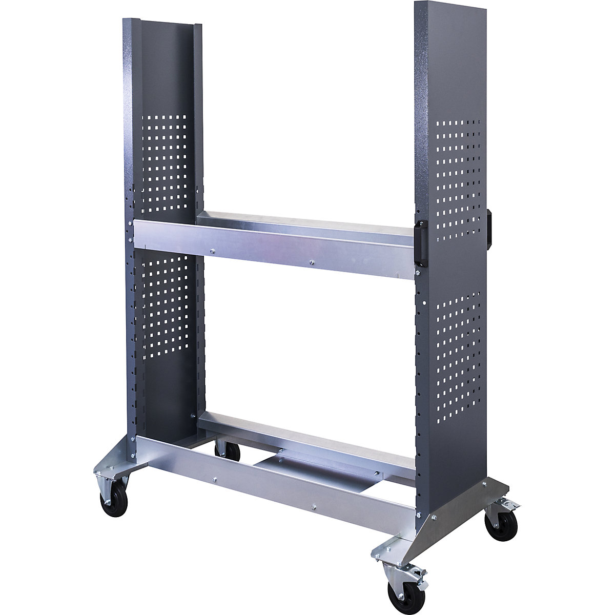 Tyre transport trolley: with perforated walls, 2 sided | kaiserkraft