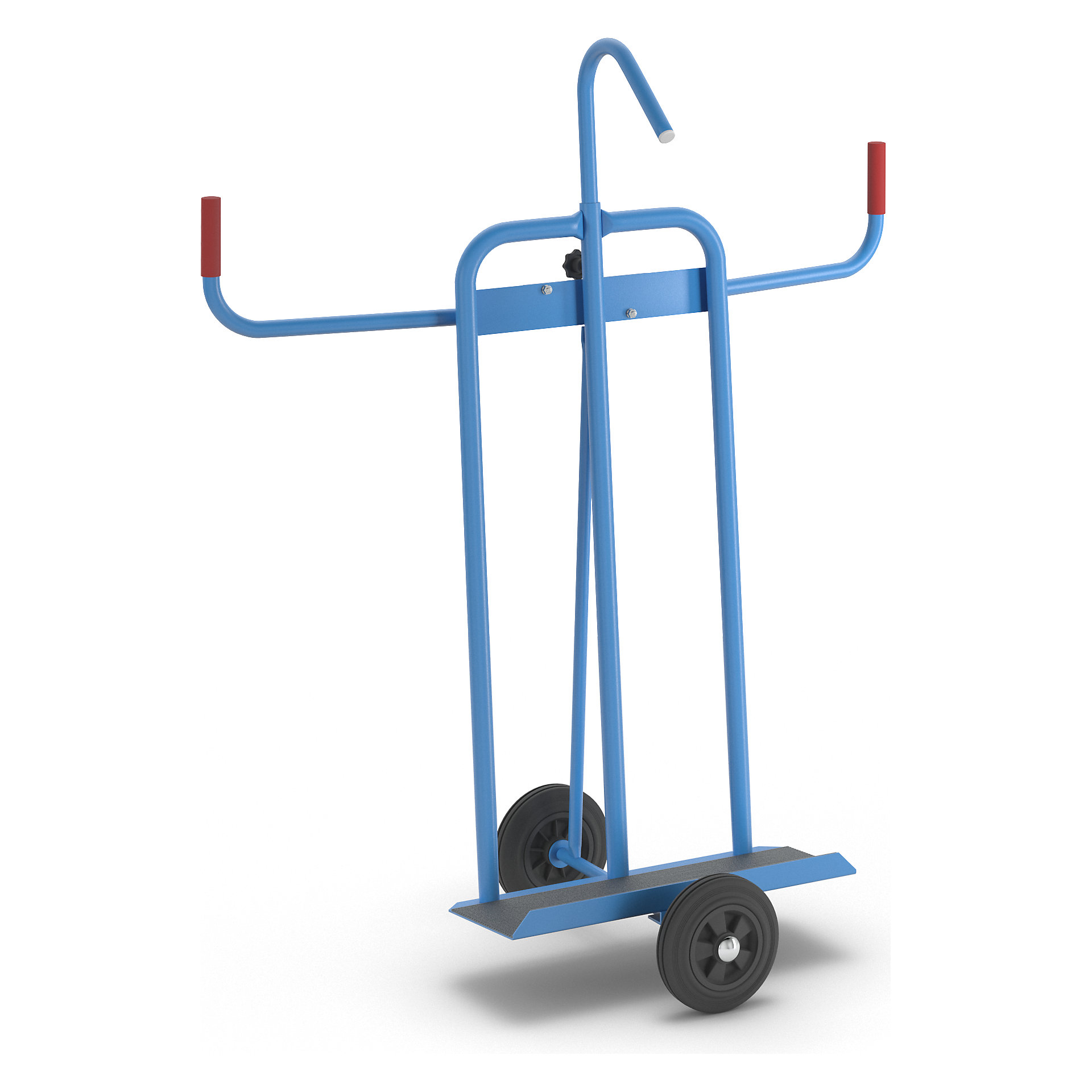 Panel trolley – eurokraft pro: solid rubber tyres with roller bearings ...
