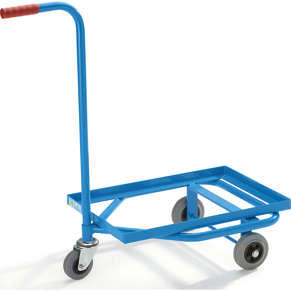 EUROKRAFTpro – Three wheeler, max. load 100 kg: platform with welded ...