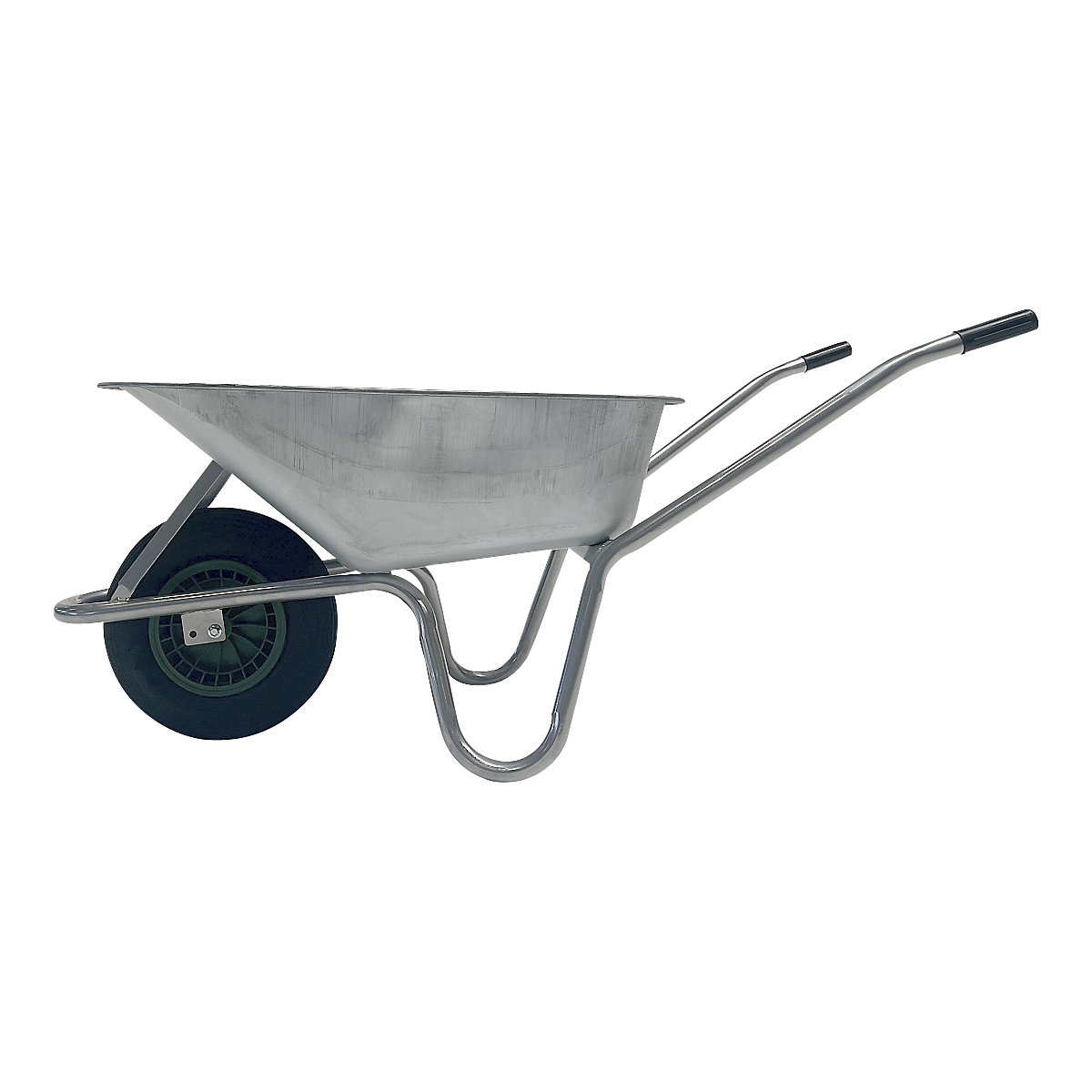 Compact wheelbarrow: with galvanized steel body | kaiserkraft