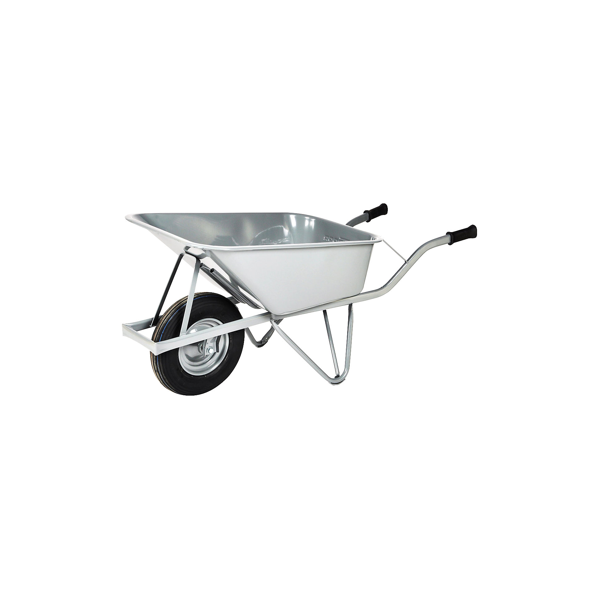 Wheelbarrow with steel container – MATADOR: capacity 100 l | kaiserkraft