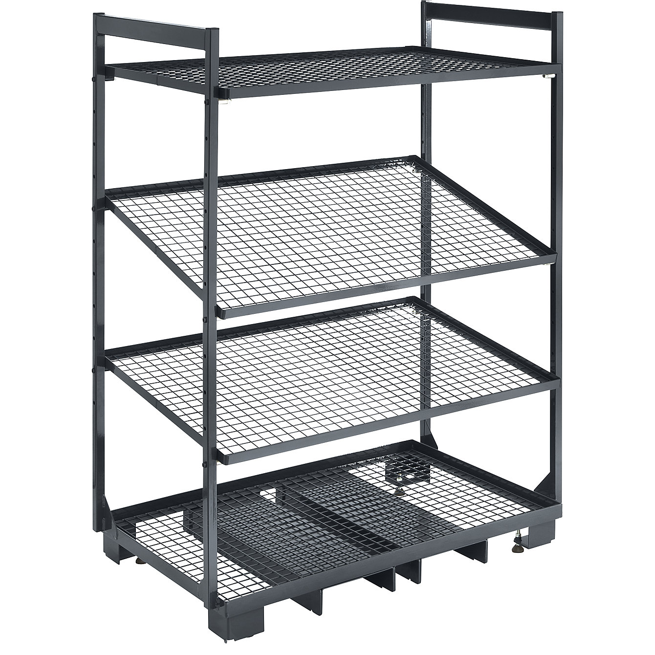 Mobiles Kanban-Regal eurokraft pro: LxBxH 1280 x 810 x 1705 mm ...