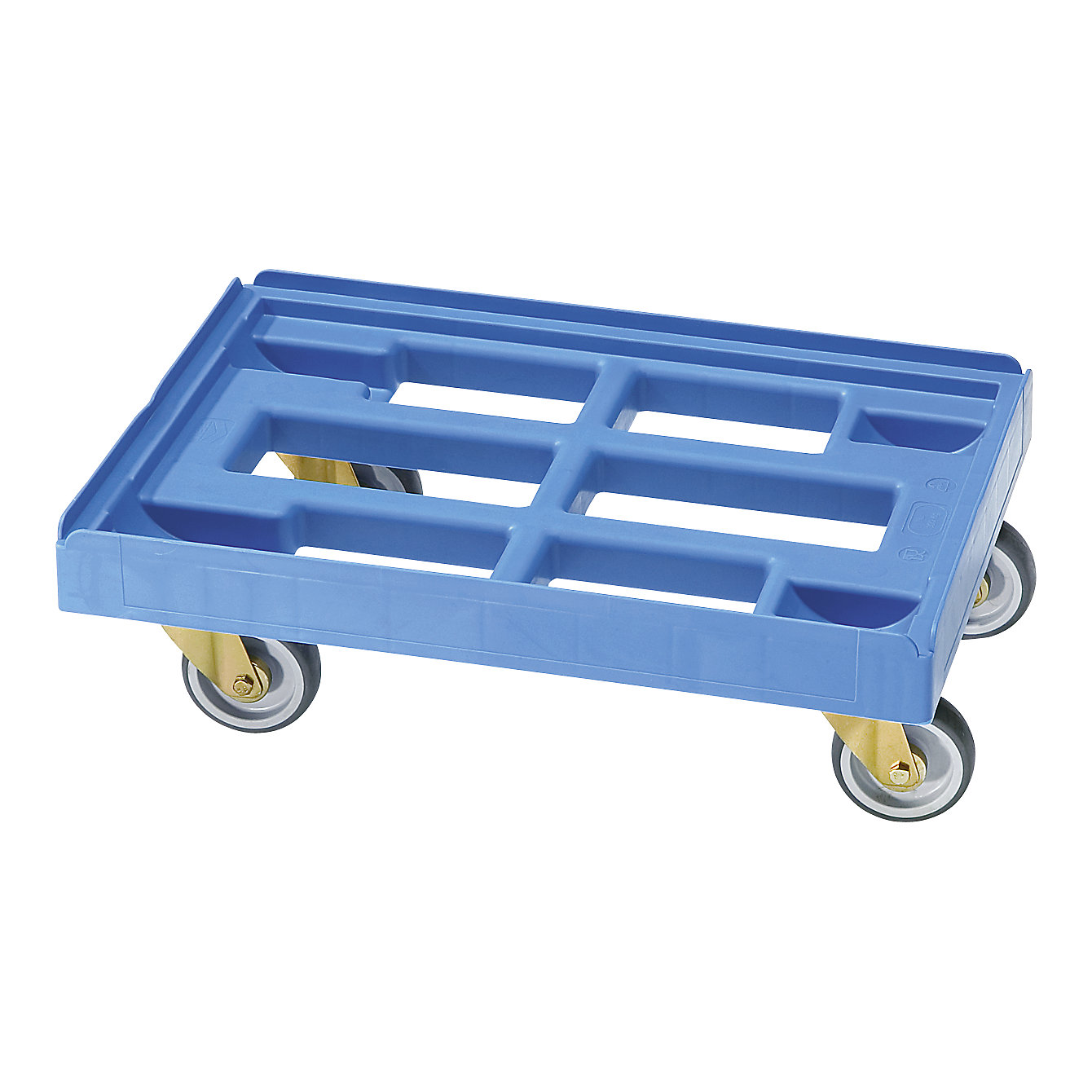 Transportroller XL: Tragfähigkeit 500 kg, LxBxH 810 x 720 x 195 mm ...