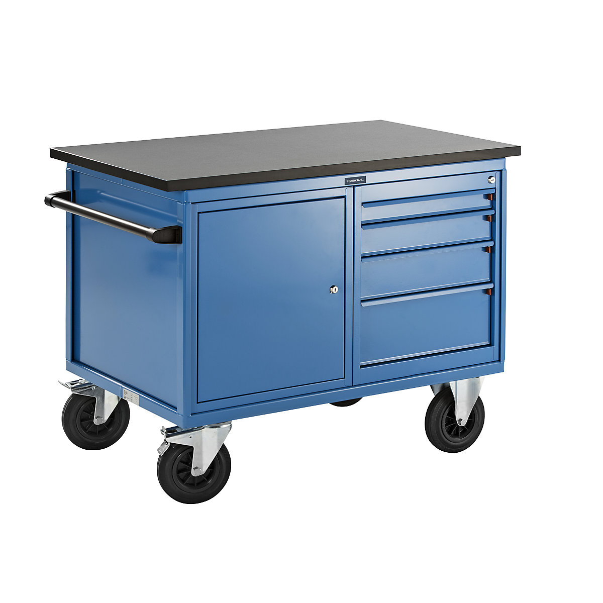 EUROKRAFTpro Montagewagen, Tragfähigkeit 500 kg: 1 Schrank, 4 ...