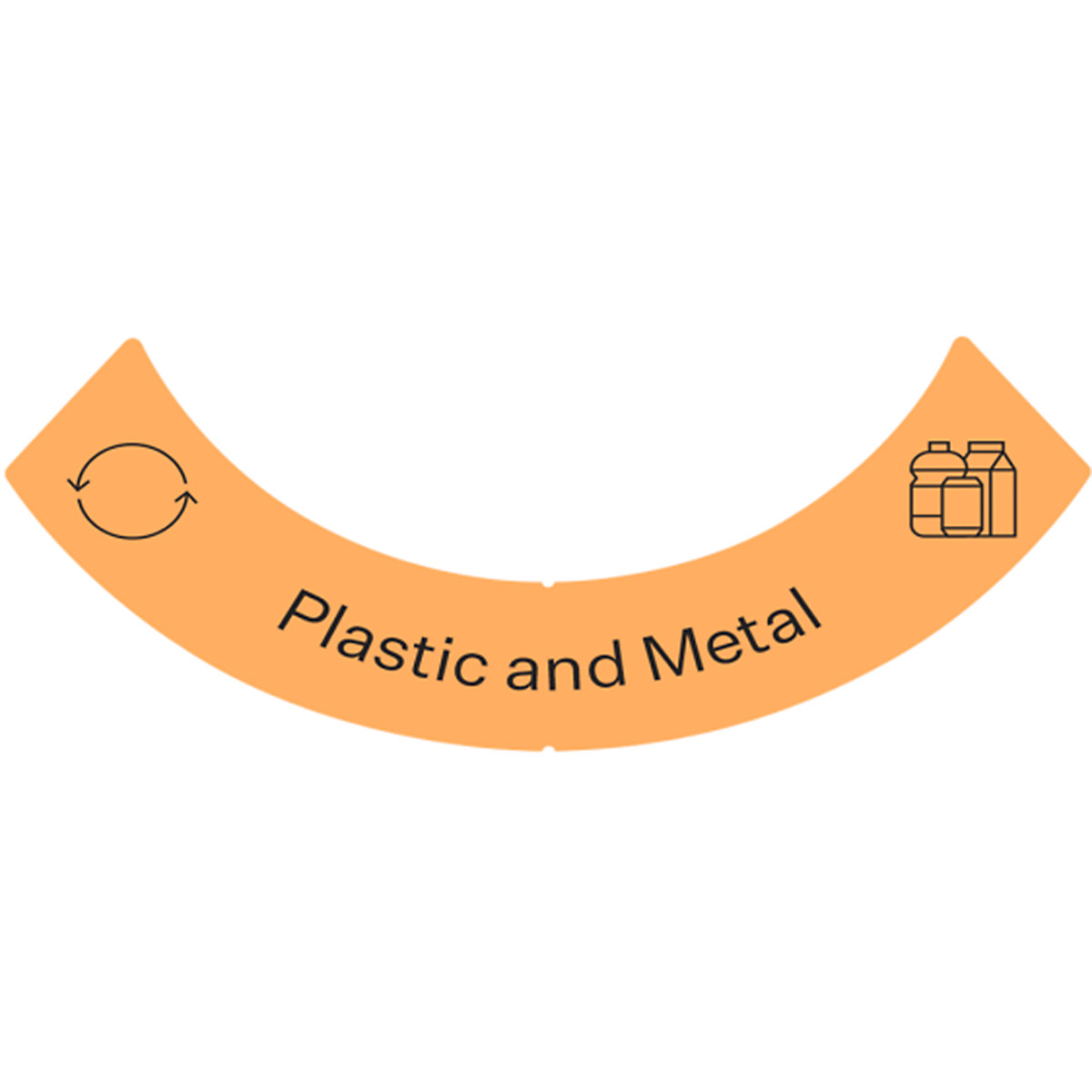 Ubin Recycling Bin Label | Plastic and Metal Label Only | BiGDUG