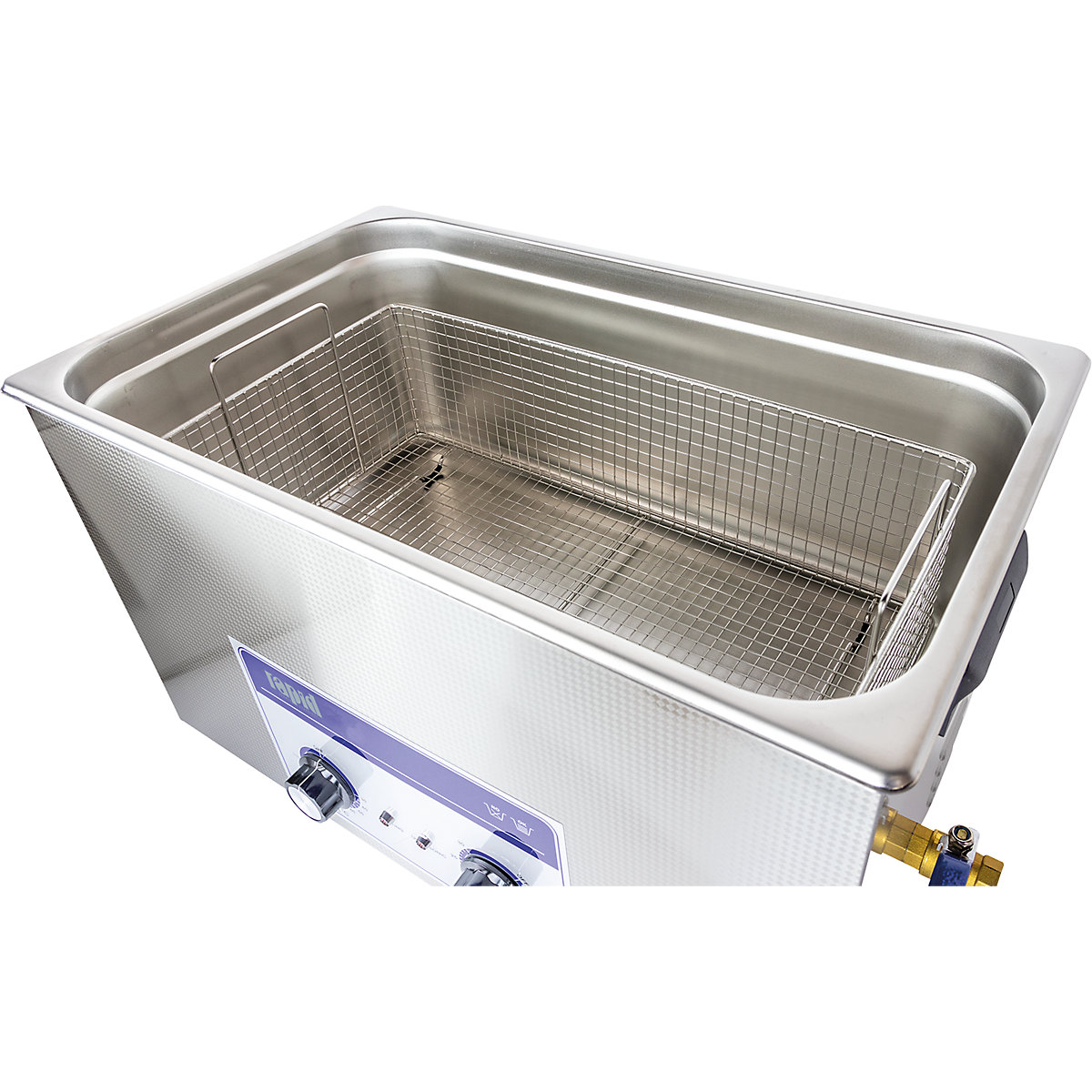 Ultrasonic cleaner with stainless steel cleaning trough: capacity 27 l ...