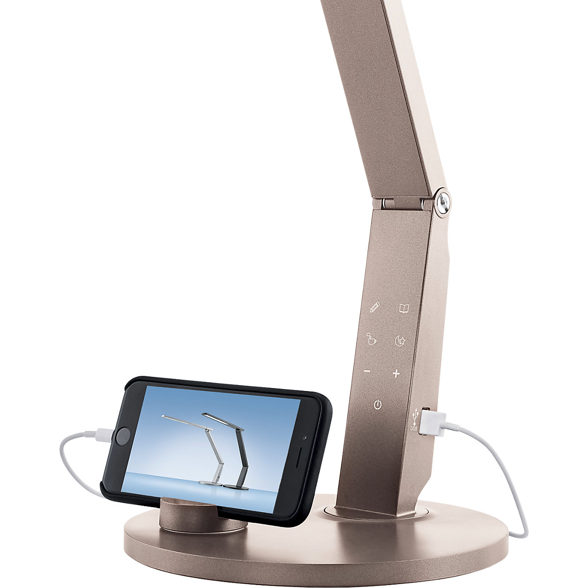 Hansa – VARIO PLUS LED desk lamp: height 540 mm | KAISER+KRAFT IE