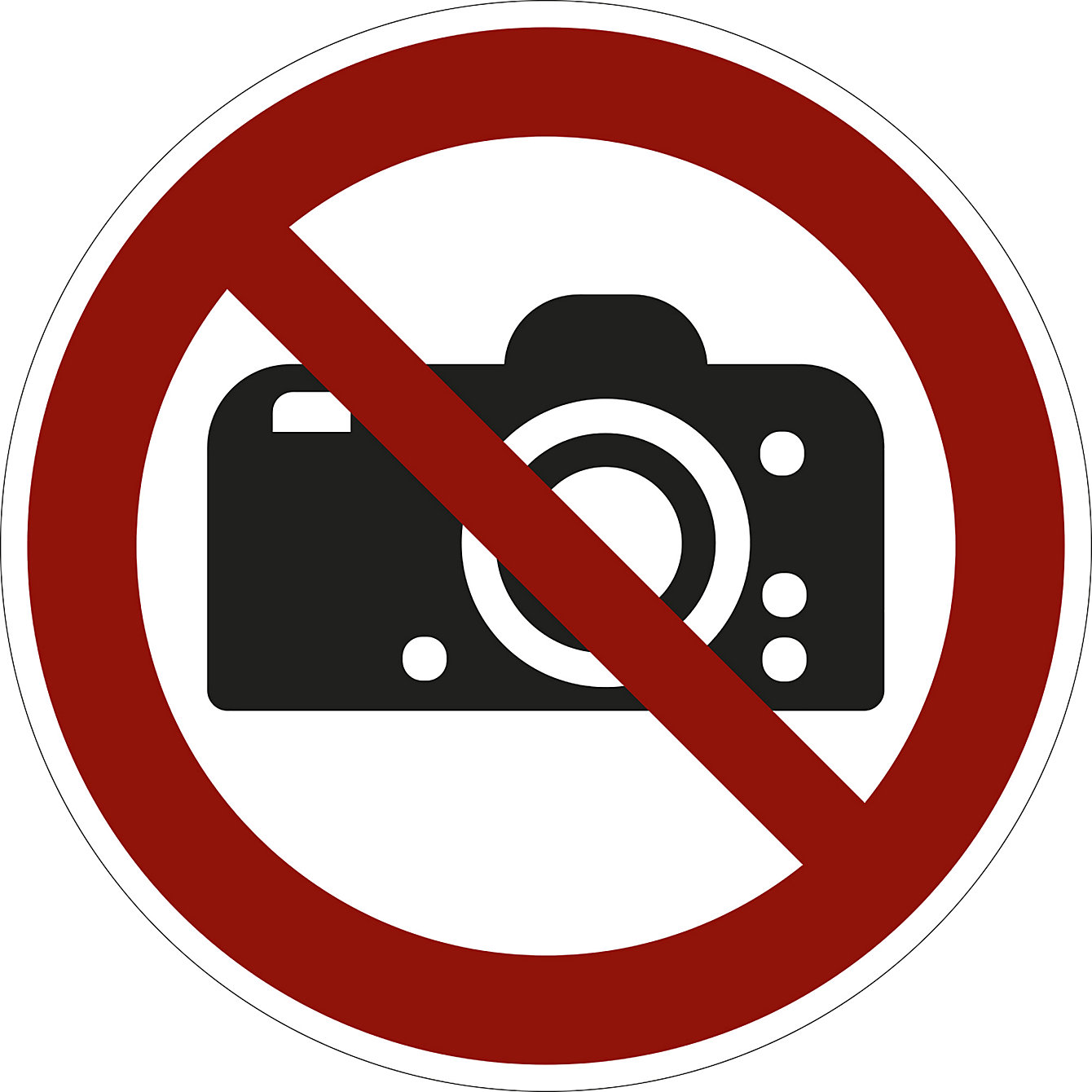 Verbodsbord: fotograferen verboden, VE = 10 stuks | kaiserkraft