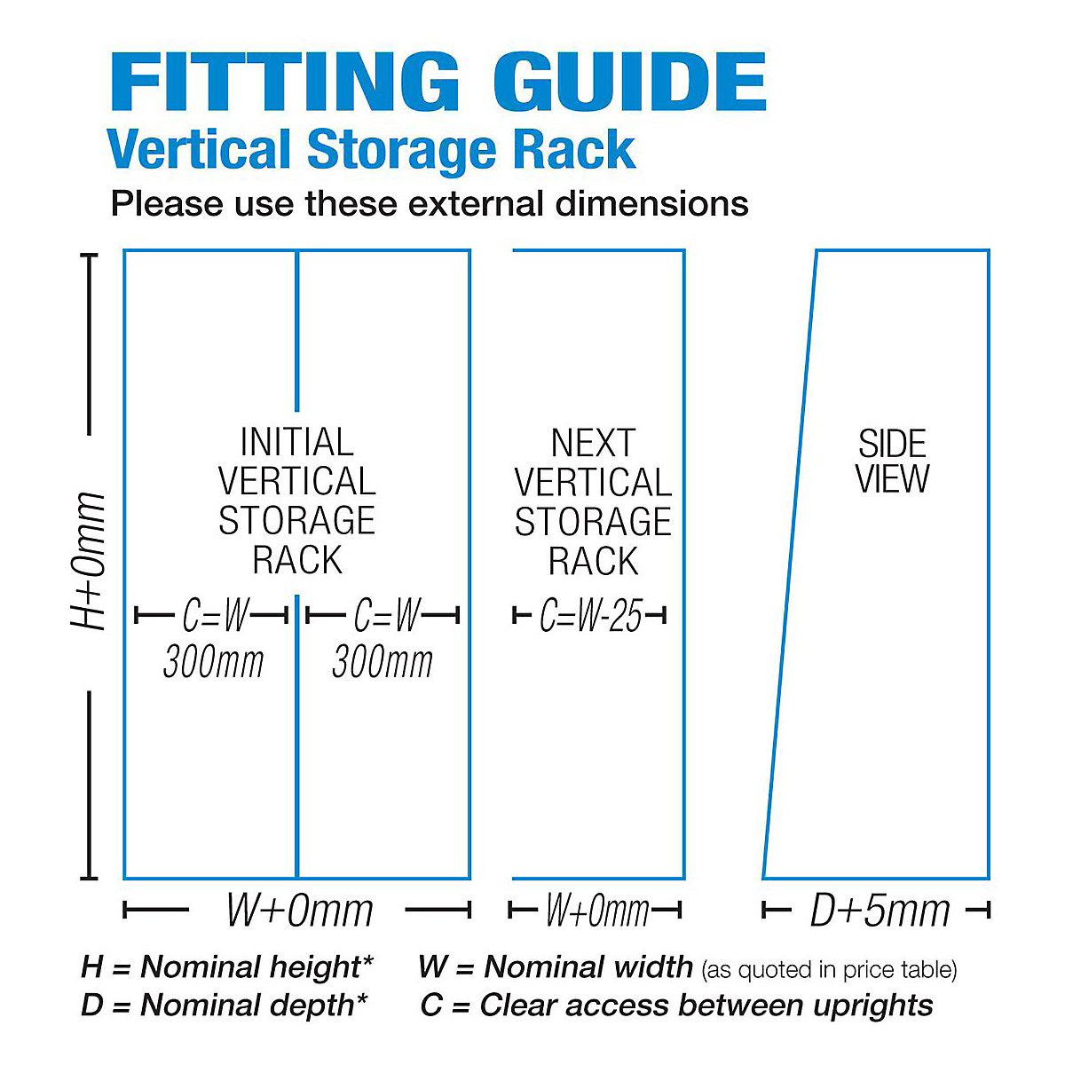 BiGDUG Essentials Medium-Duty Extendable Vertical Racking System | BiGDUG