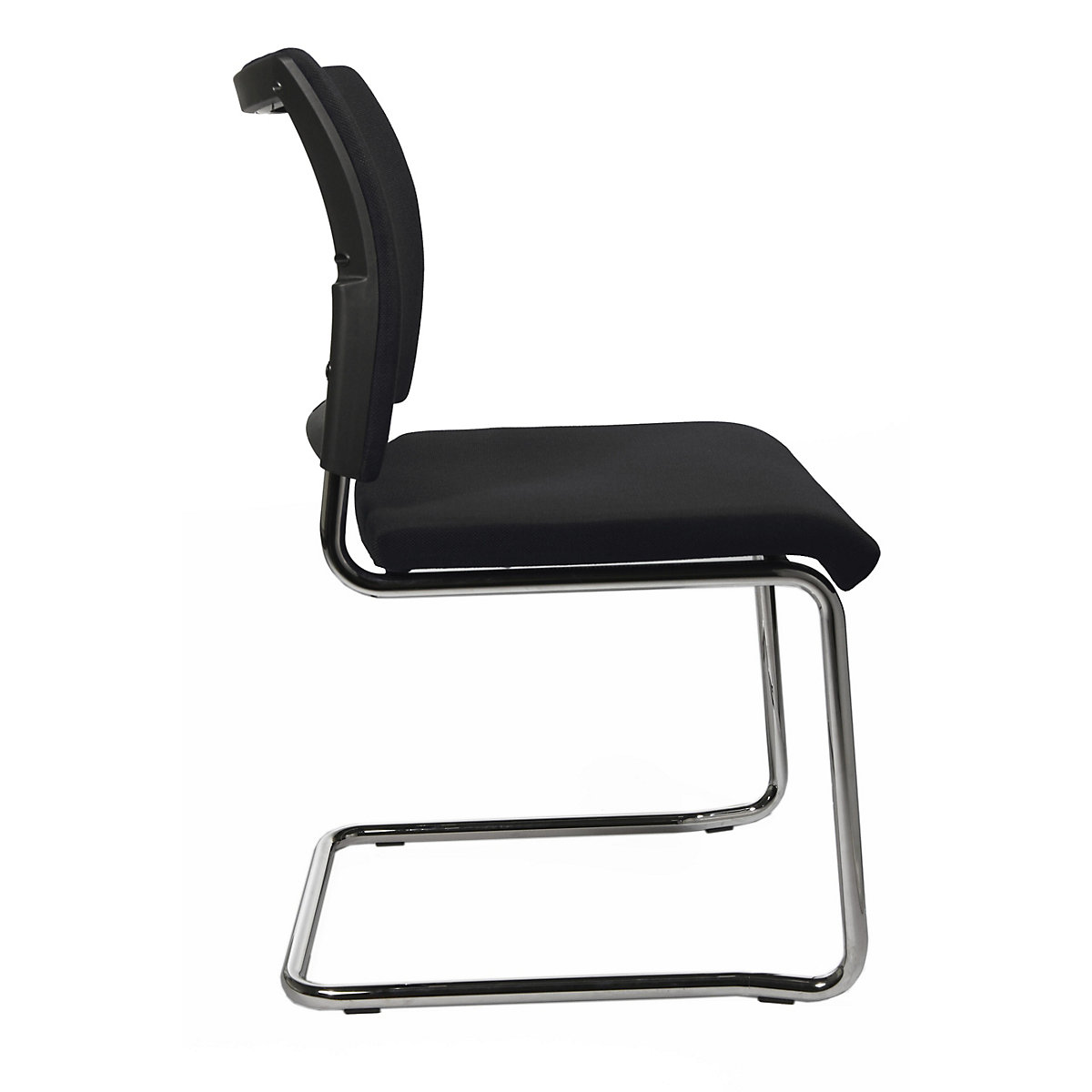 Topstar – Visitors' chair, stackable: cantilever, upholstered back rest ...